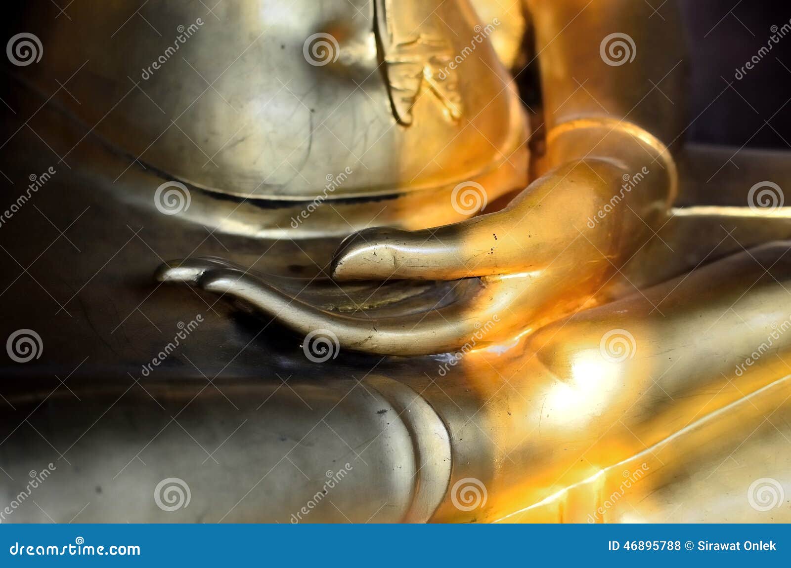 Hand of buddha stock photo. Image of temple, buddha, finger - 46895788