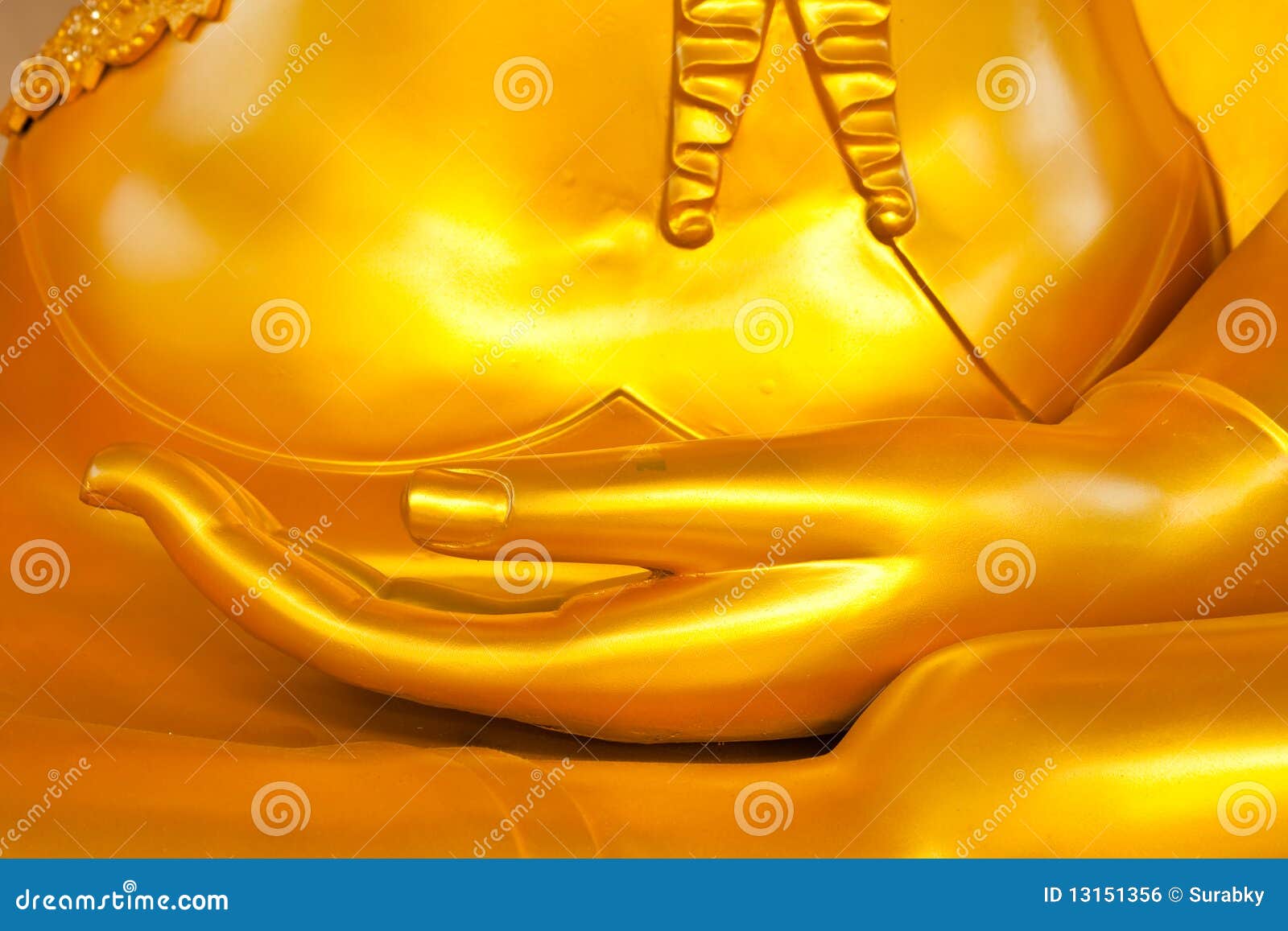 Hand of Buddha statue stock photo. Image of sculpture - 13151356
