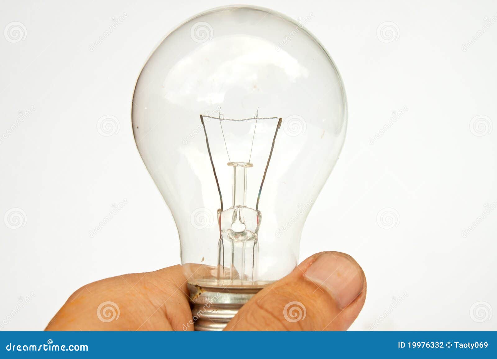 Hand and bulb stock photo. Image of glowing, saving, glass - 19976332
