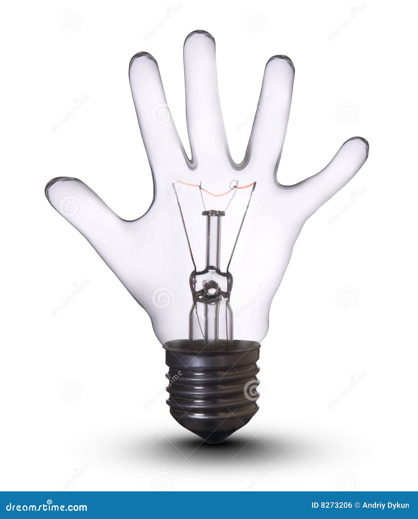 Hand bulb stock photo. Image of ecology, environment, creativity - 8273206