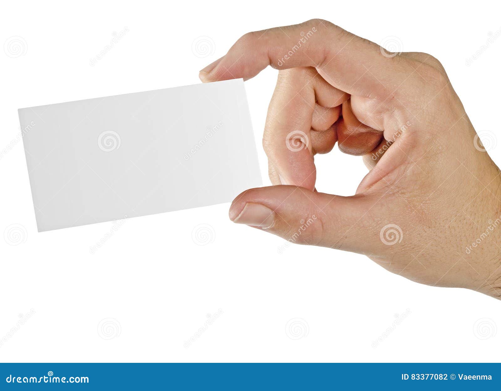 Hand with business card stock photo. Image of card, business - 83377082