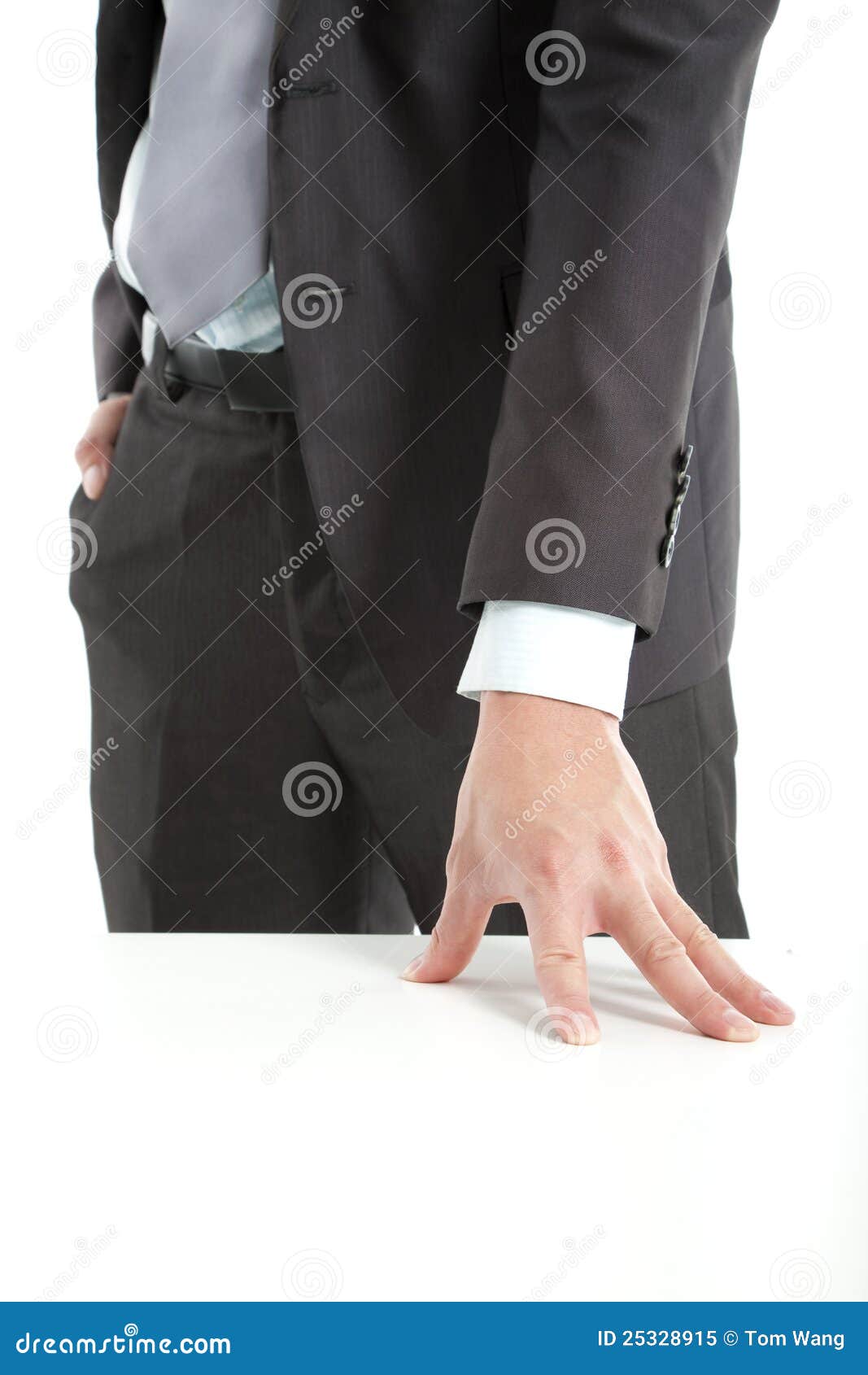 Hand of businessman stock image. Image of gesture, standing - 25328915