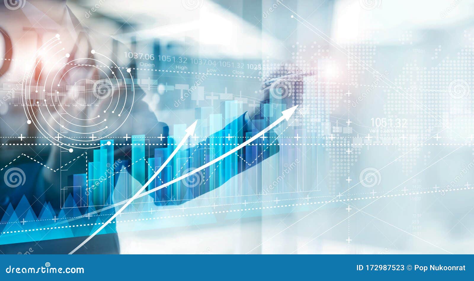 Businessman Drawing A Hierarchy Concept On A Virtual Interface Royalty ...