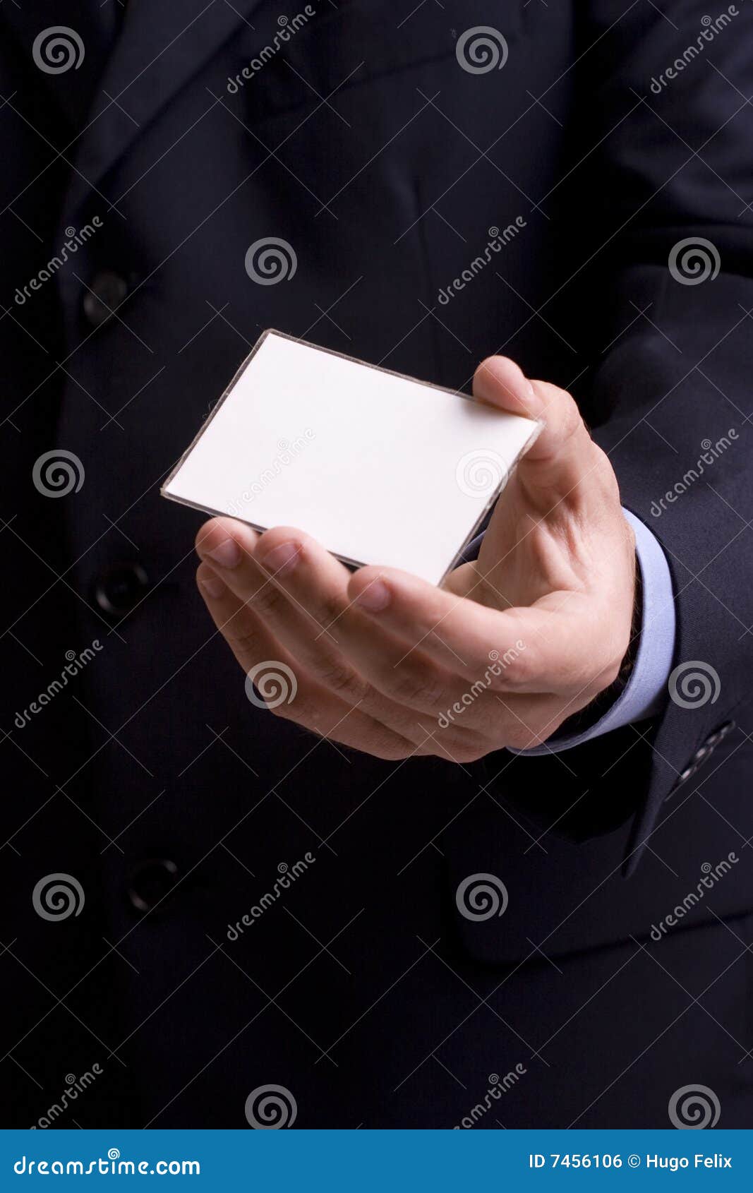 Hand of Businessman Offering Businesscard Stock Photo - Image of career ...