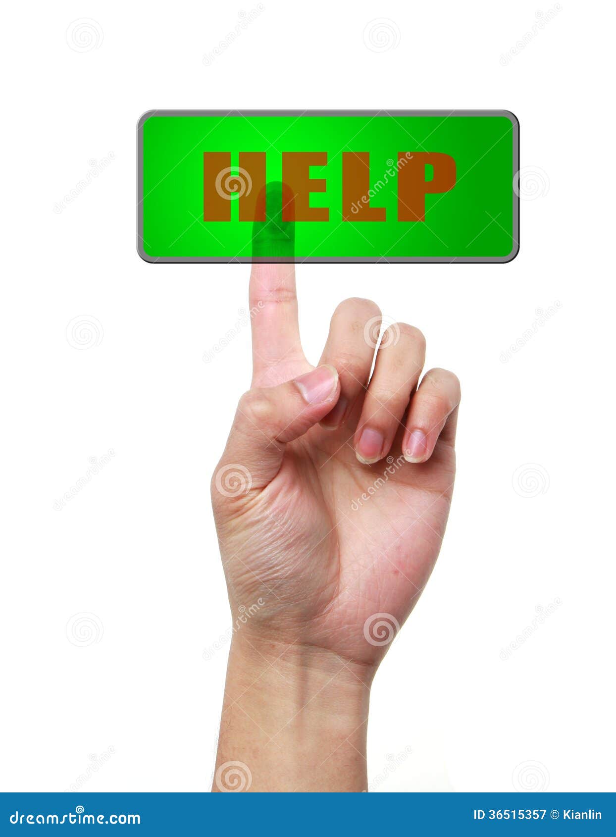 Hand and button HELP stock image. Image of finger, creativity - 36515357