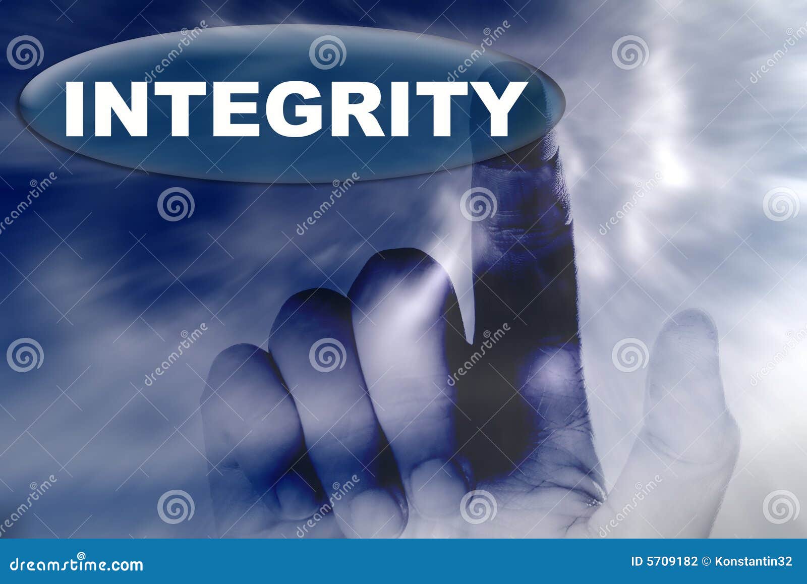 Hand and button with word stock photo. Image of touch - 5709182