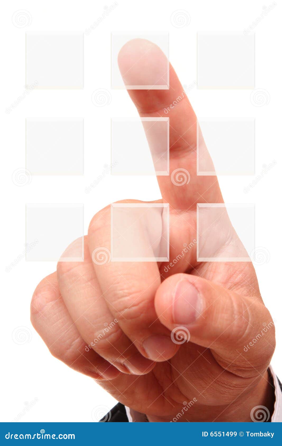 The hand and buttons stock image. Image of finger, good - 6551499