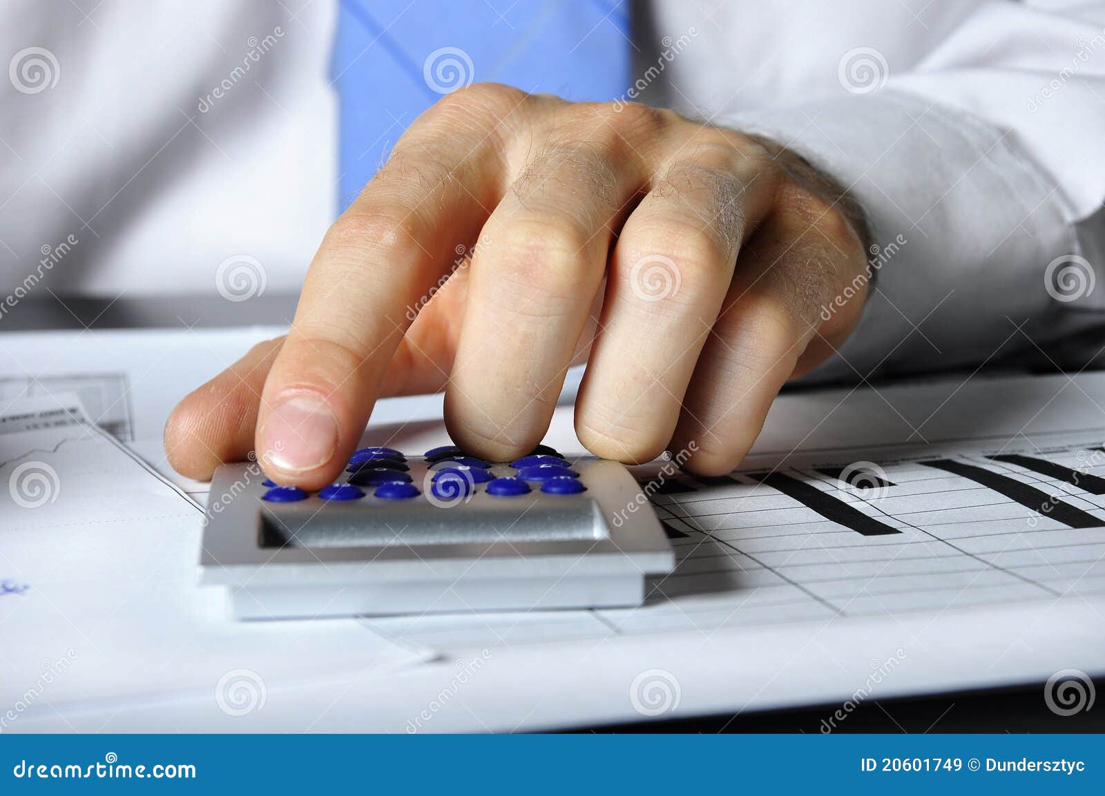 Hand and calculator stock image. Image of company, finance - 20601749