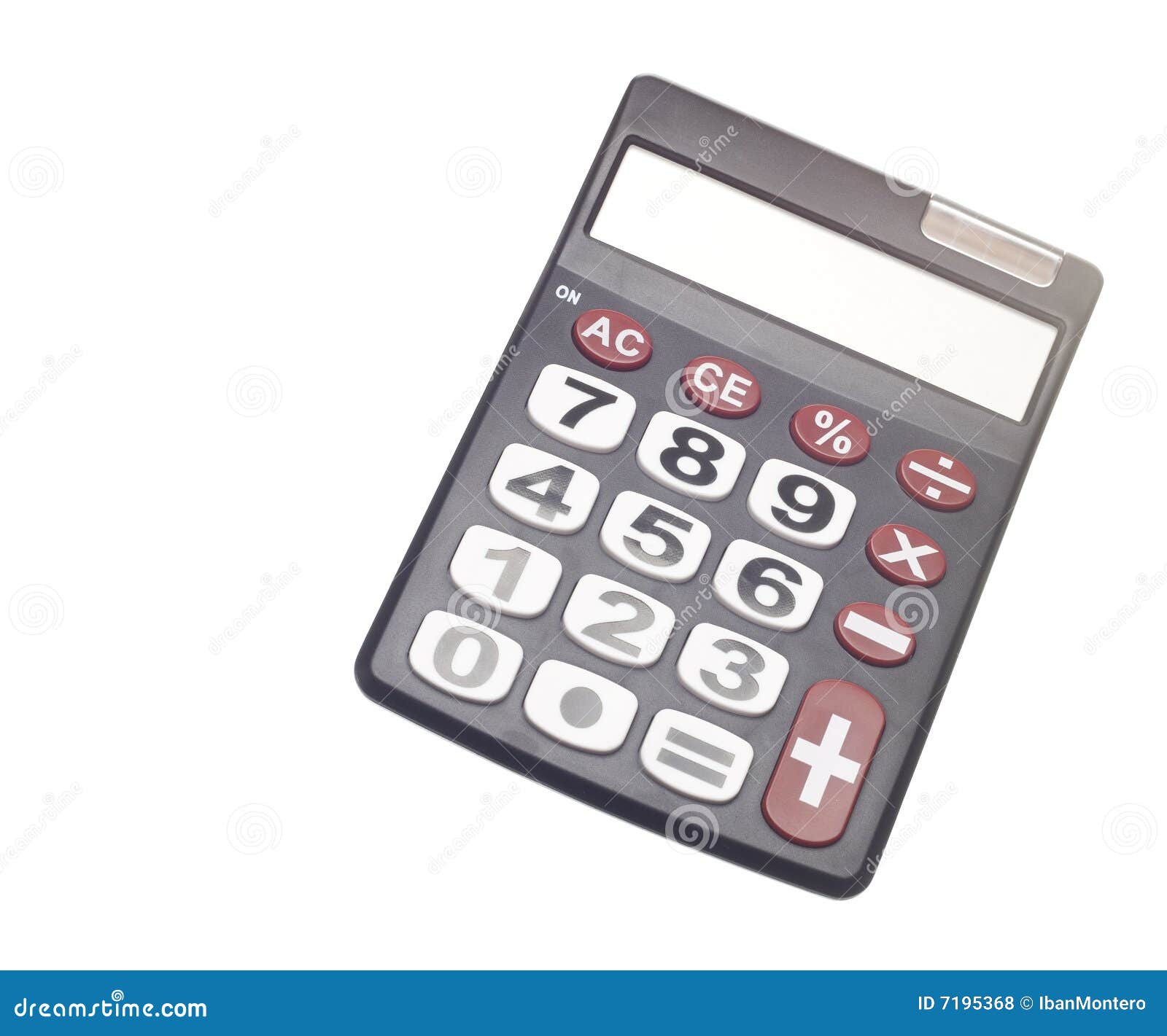 Hand calculator stock photo. Image of button, machine - 7195368