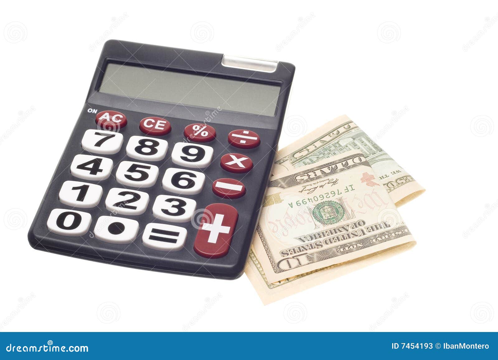 Hand calculator stock image. Image of adding, calculator - 7454193