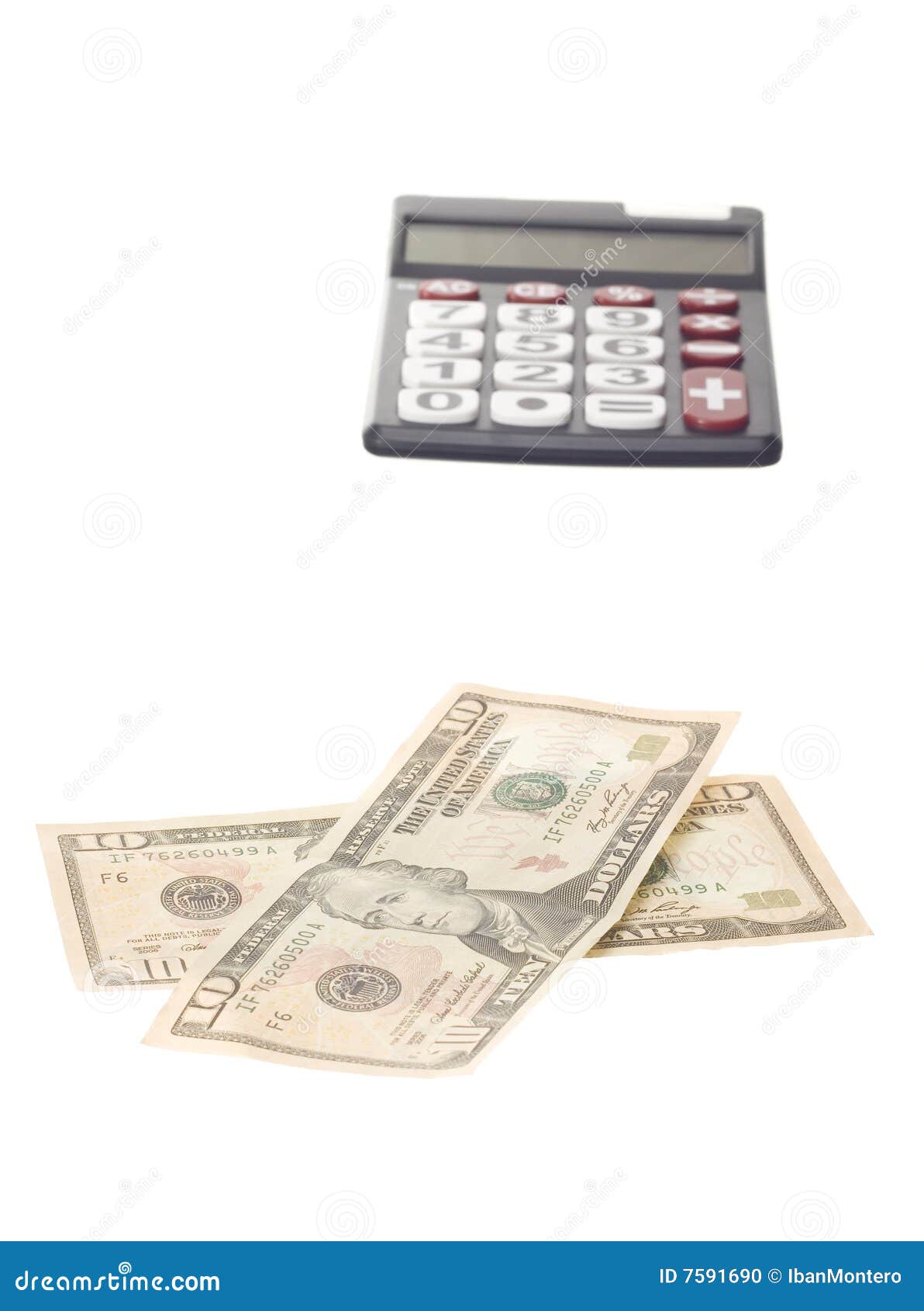Hand calculator stock photo. Image of cash, balance, mathematics - 7591690