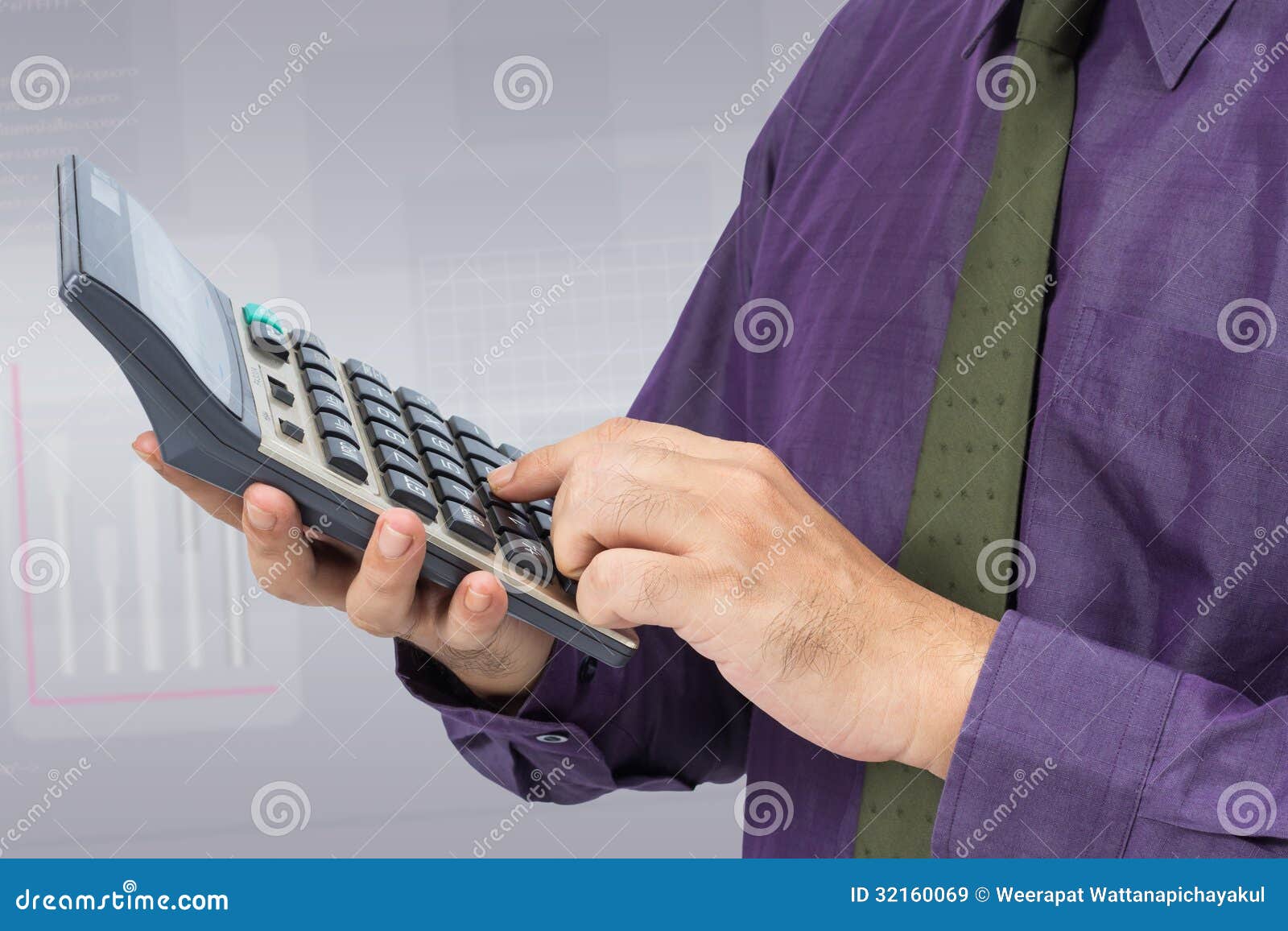 Hand on calculator stock image. Image of tool, violet - 32160069