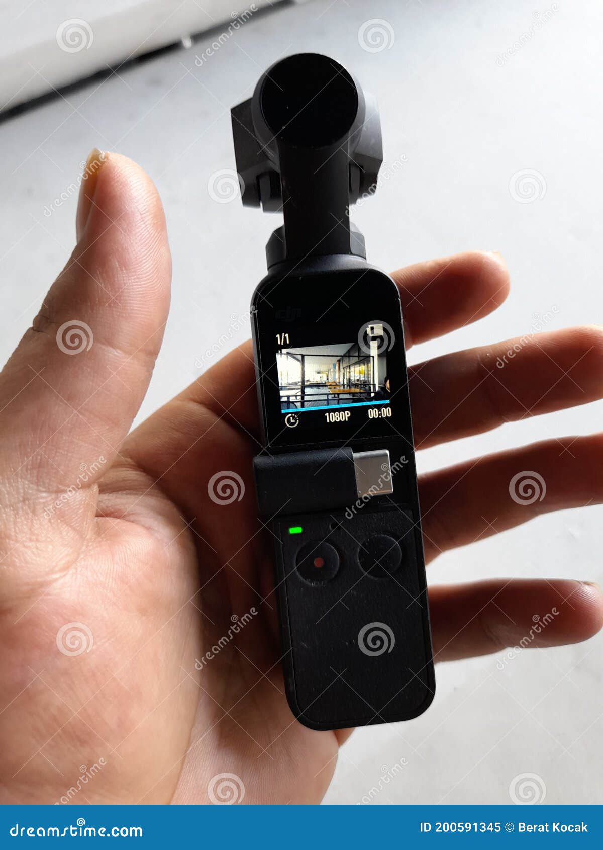 Hand camera in hand stock image. Image of limb, smartphone - 200591345