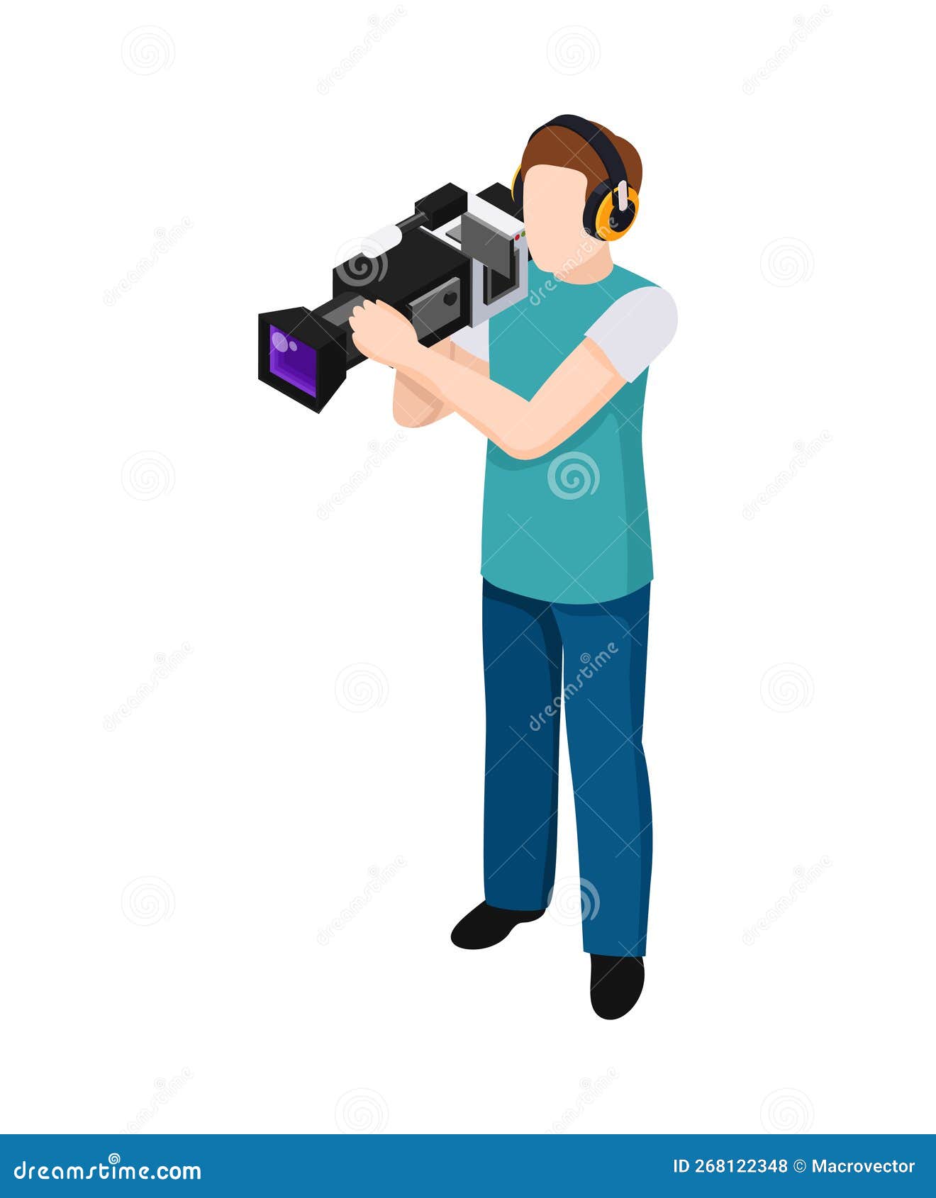 Hand Camera Man Composition Stock Vector - Illustration of concept ...