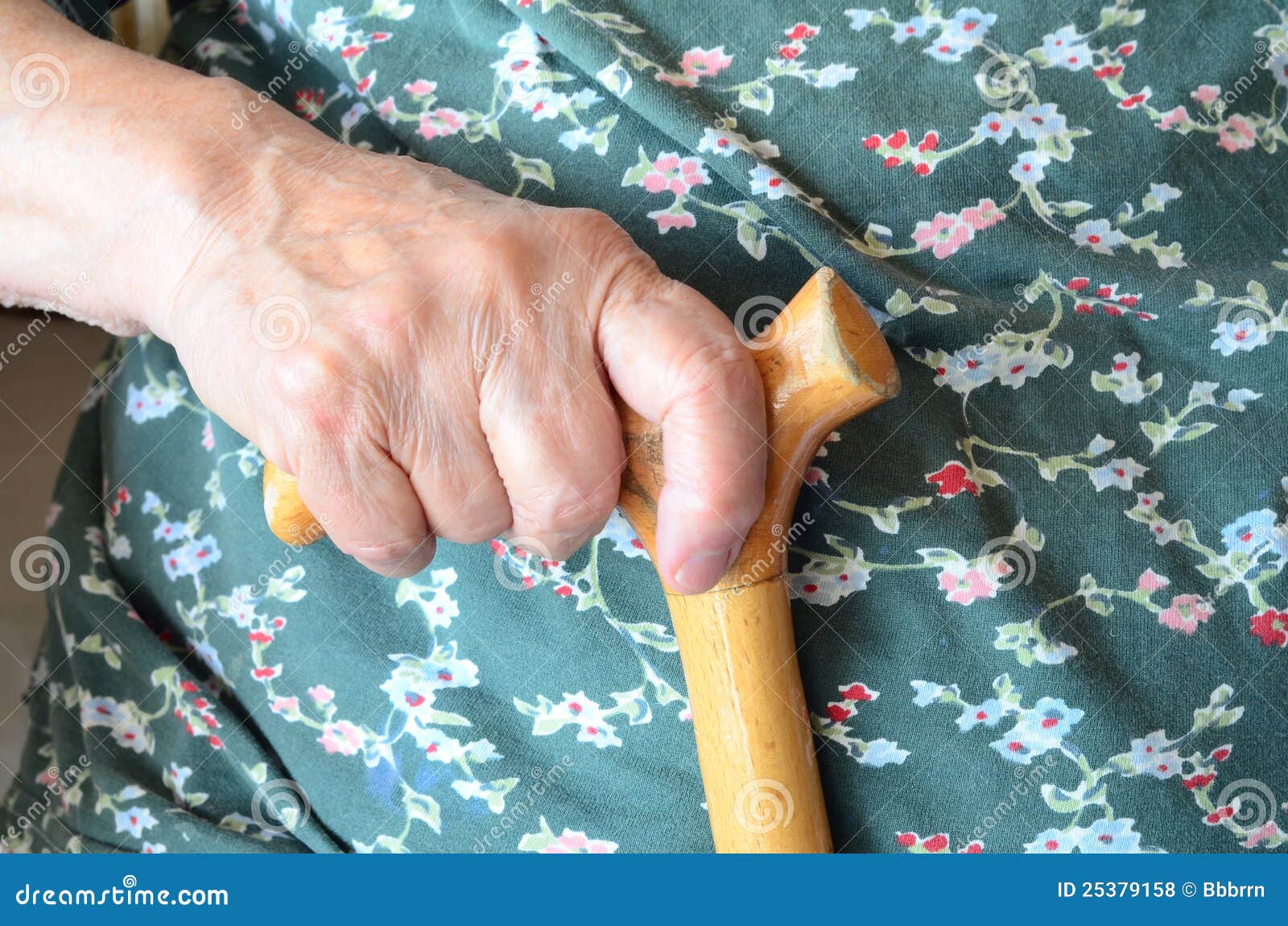 Hand on cane stock photo. Image of finger, disabled, older - 25379158