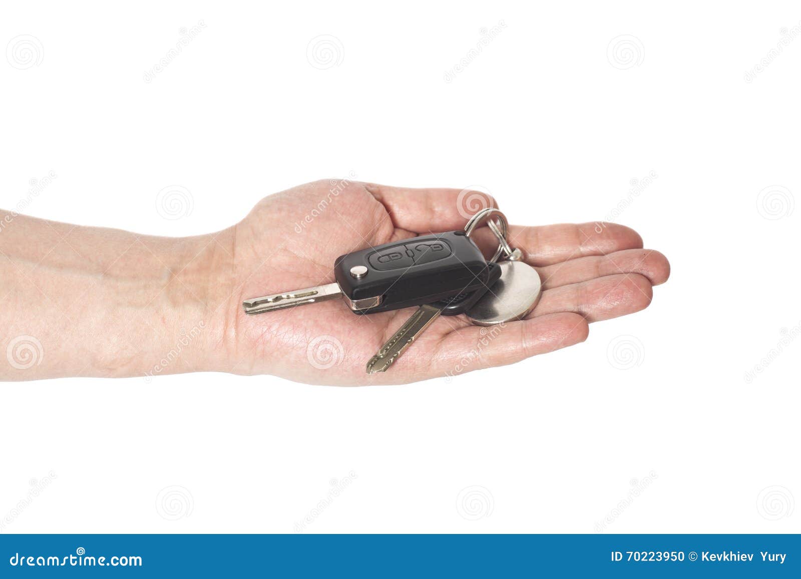 Hand with a car key stock photo. Image of rental, human - 70223950