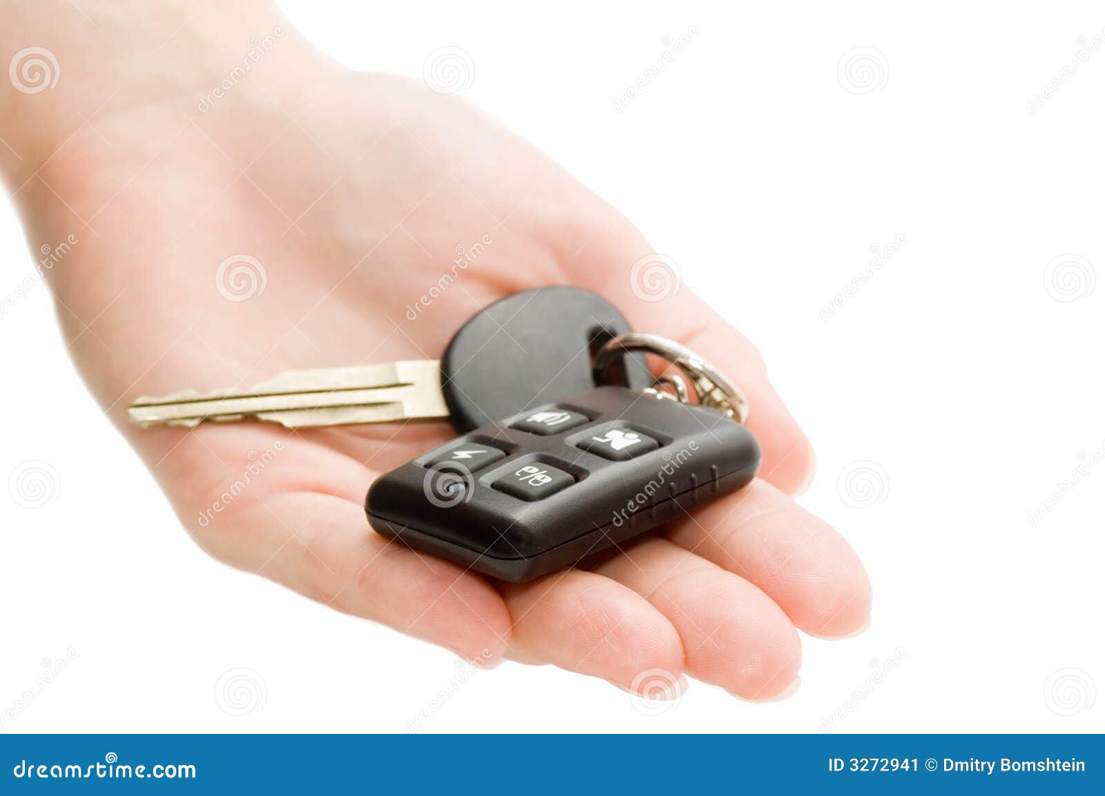 Hand with car keys stock image. Image of caucasian, finance - 3272941
