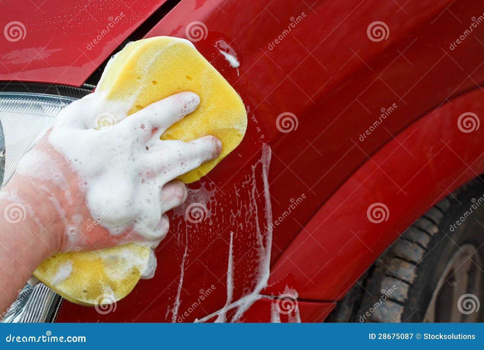 Hand car wash stock image. Image of wash, scrub, regular - 28675087