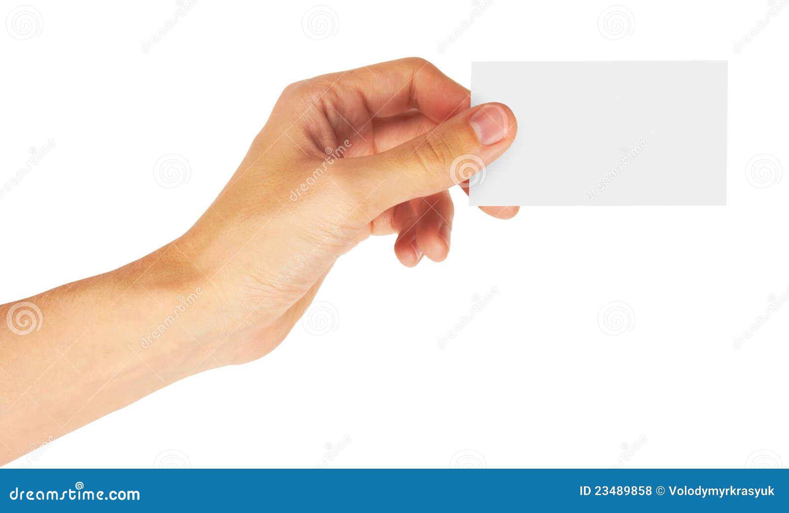 Hand and a card stock photo. Image of hand, meeting, plastics - 23489858