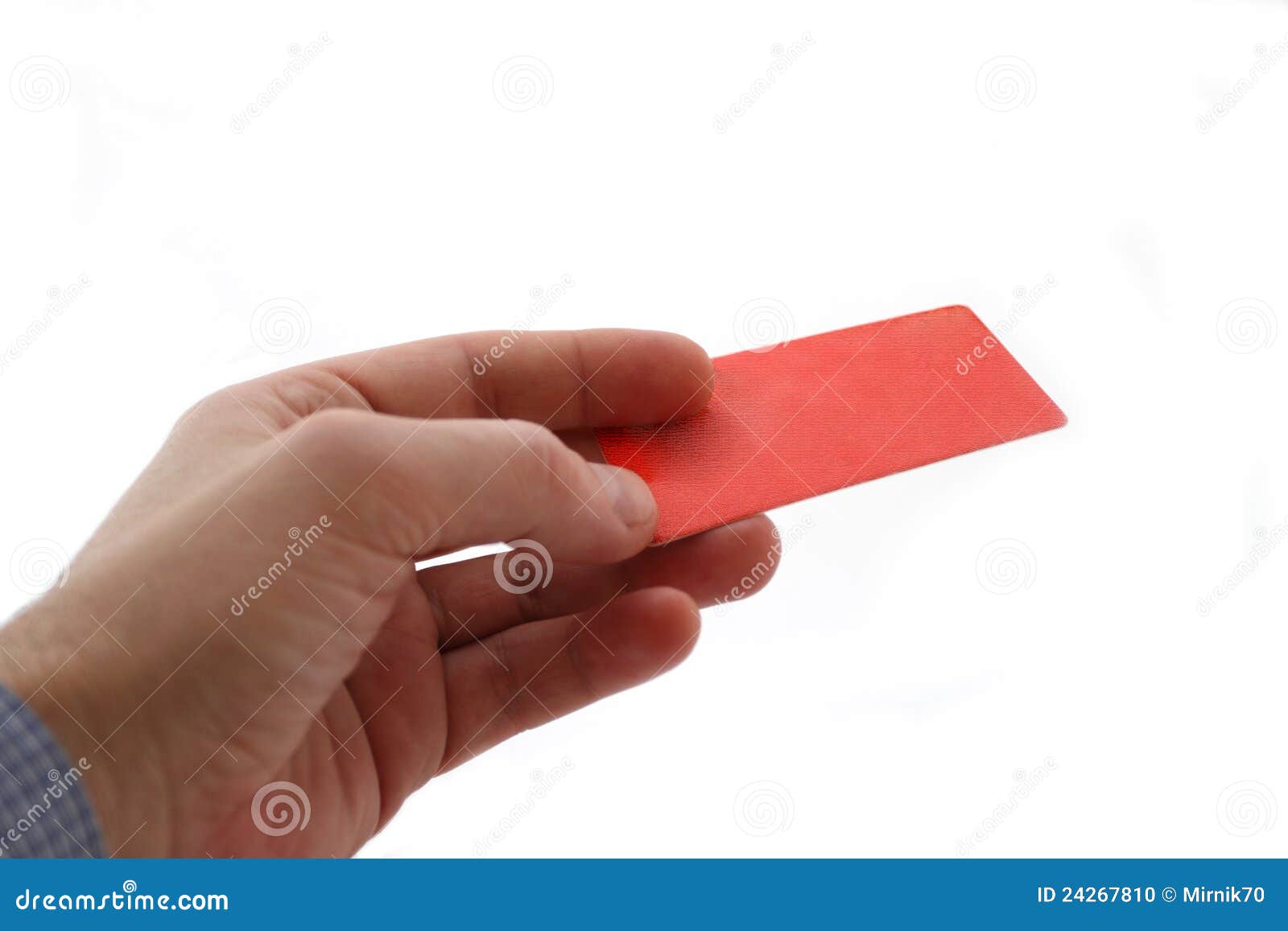 Hand with card stock photo. Image of bank, show, advantageously - 24267810