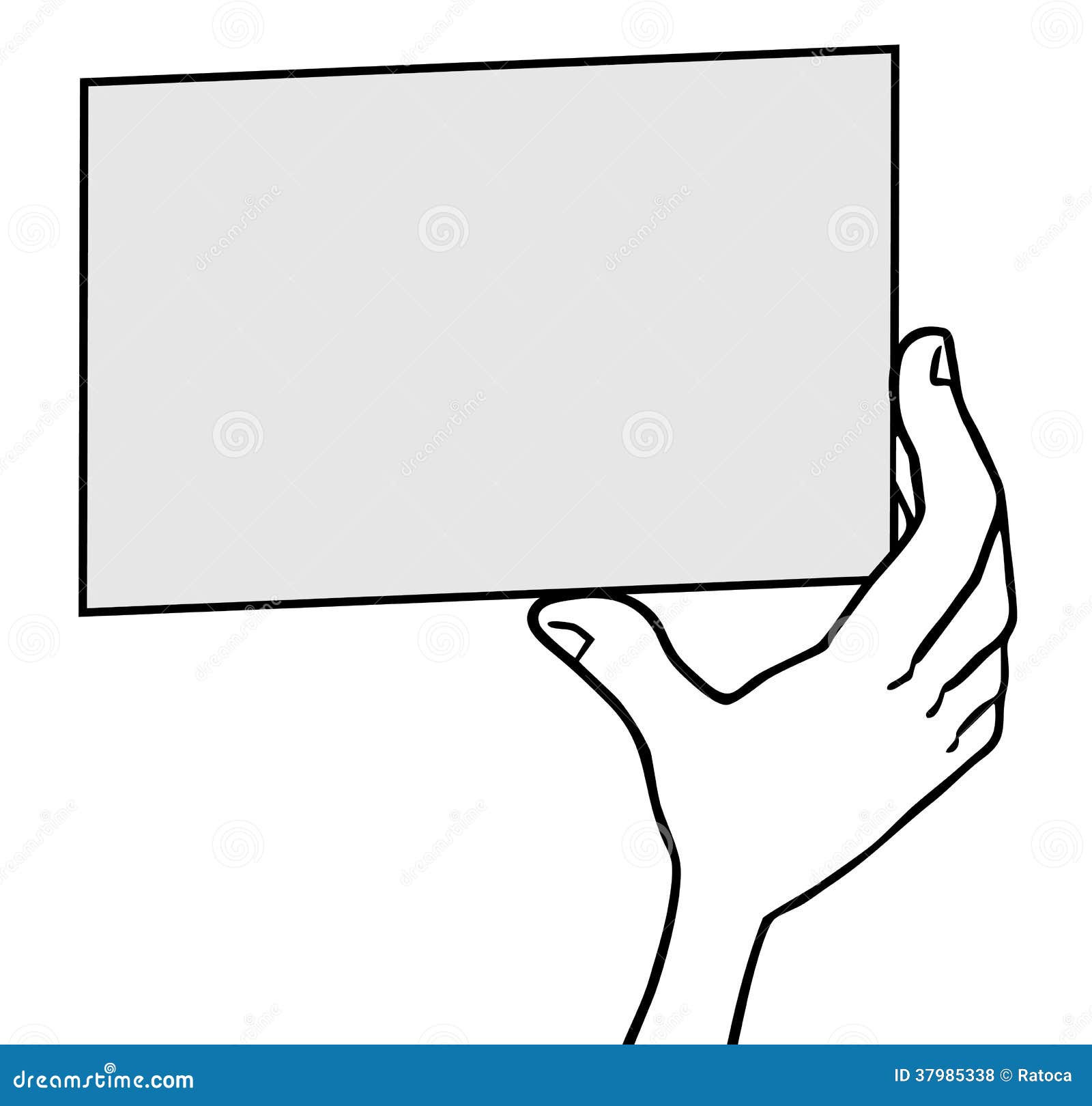 Hand card stock vector. Illustration of identity, hand - 37985338