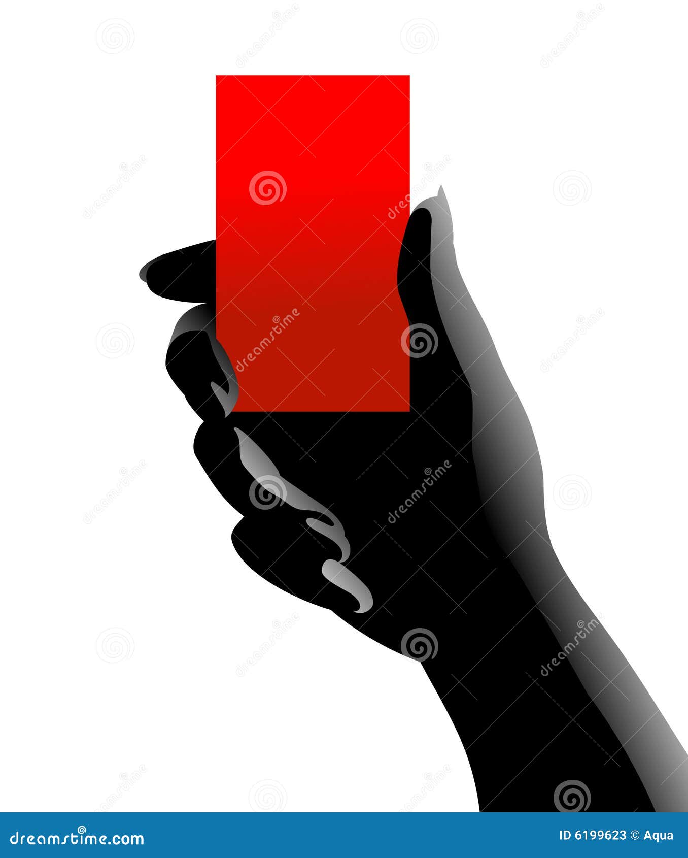 Hand with card stock vector. Illustration of icon, collection - 6199623