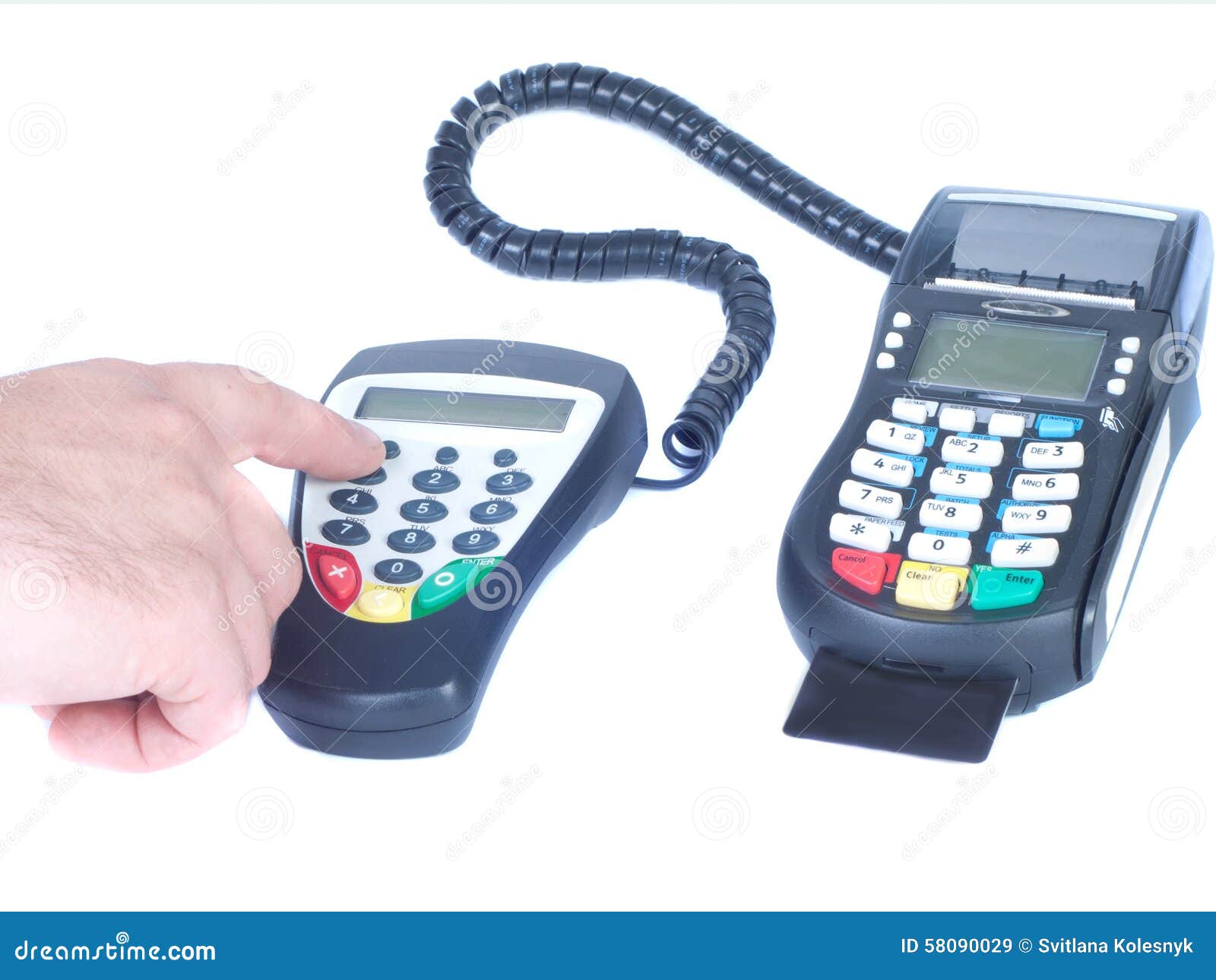 Hand and card scanner stock image. Image of currency - 58090029