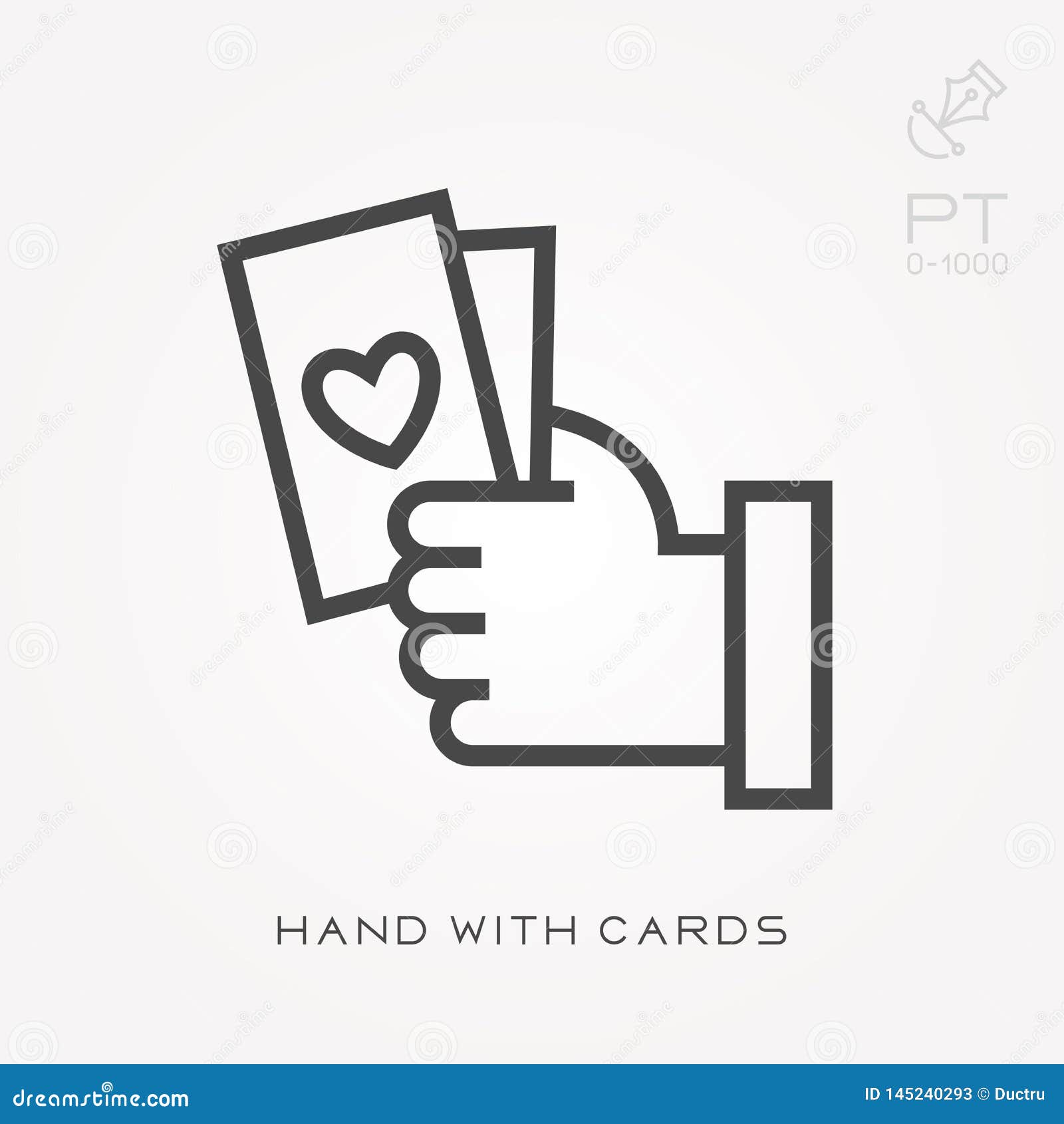 Hand With Cards Sketch Stock Photography | CartoonDealer.com #44192132