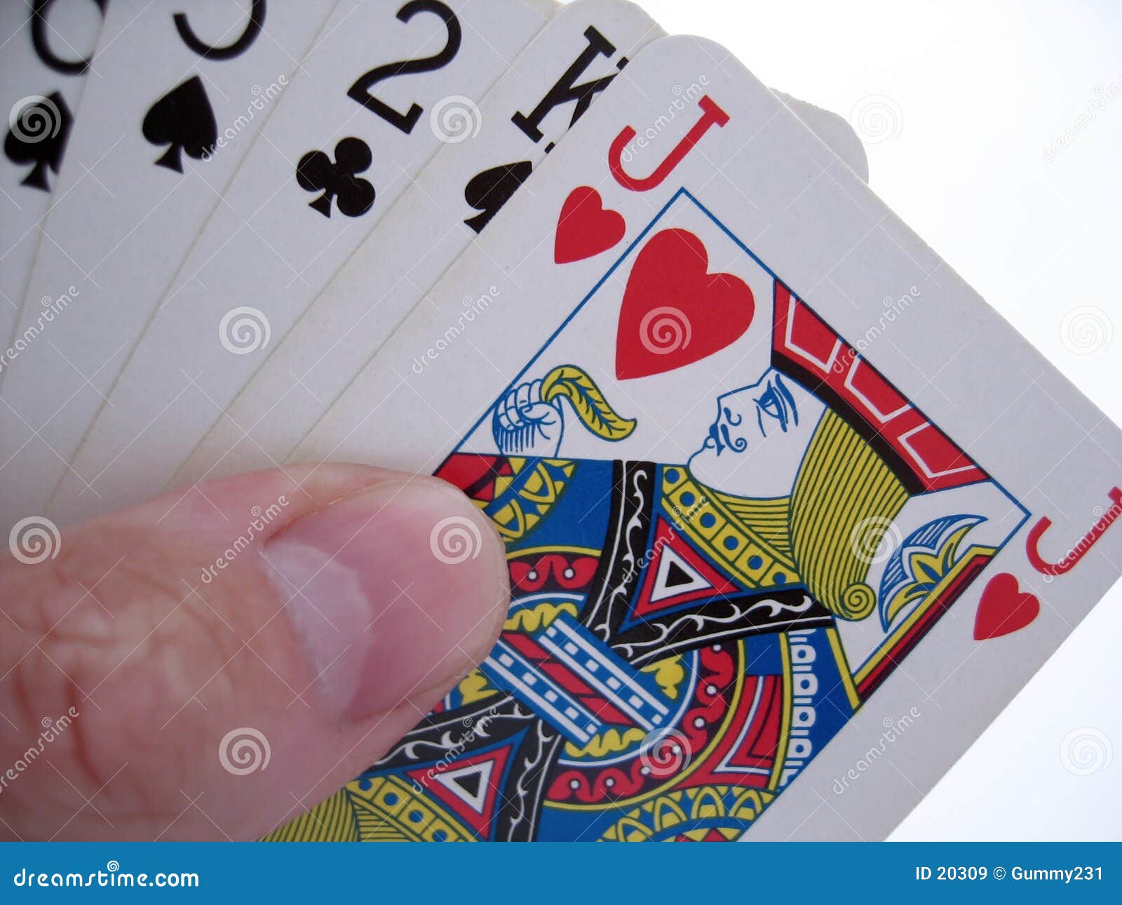 Hand of cards stock image. Image of lose, vegas, odds, rummy - 20309