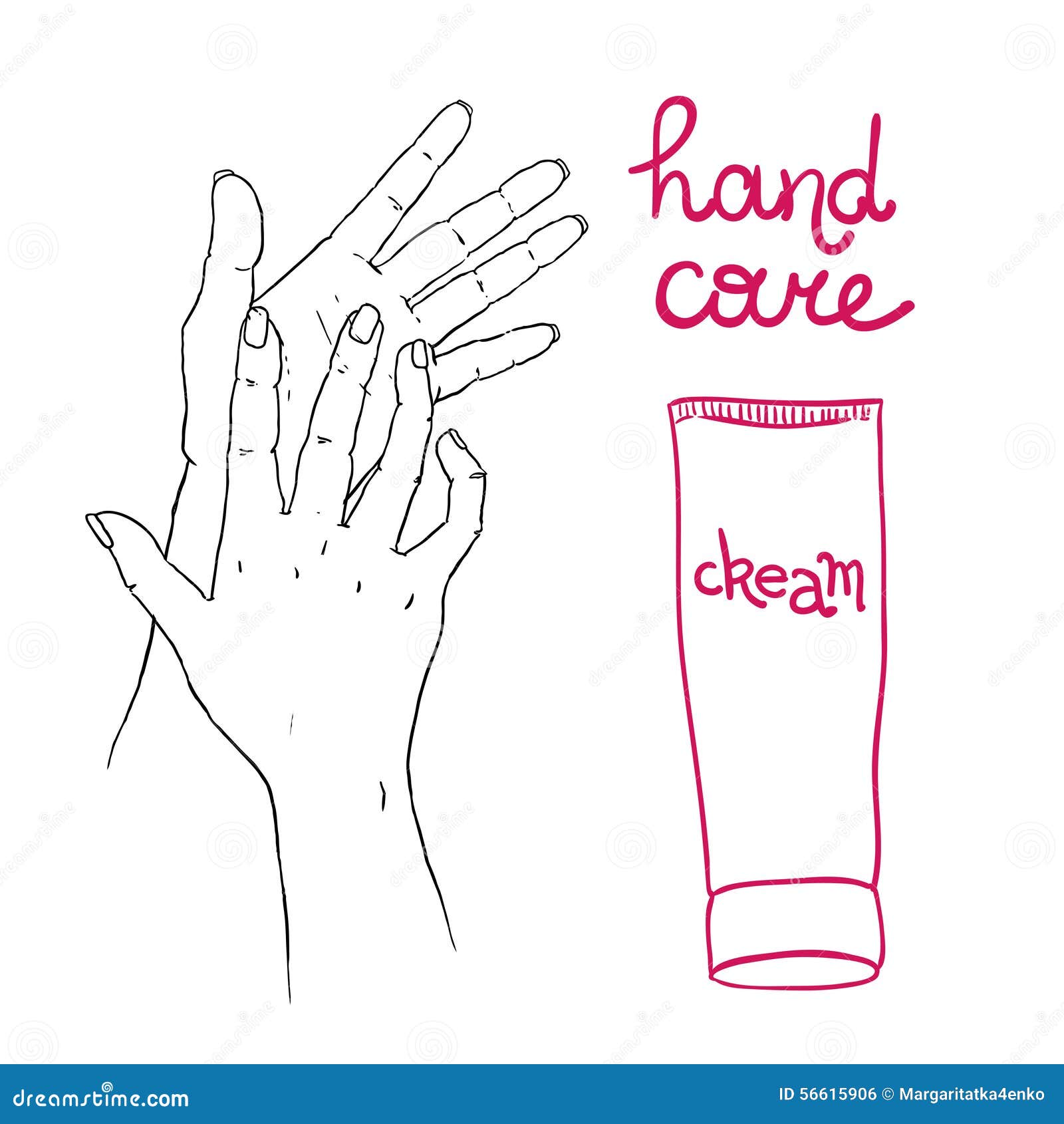 Hand care stock vector. Illustration of finger, health - 56615906