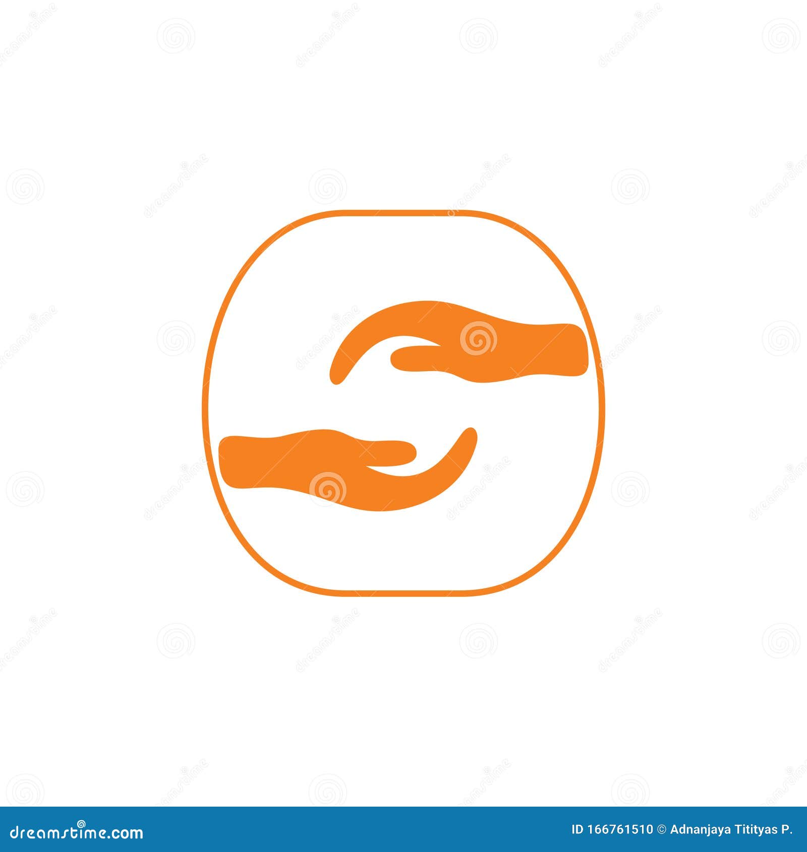 Hand Care Frame Design Symbol Vector Stock Vector - Illustration of ...