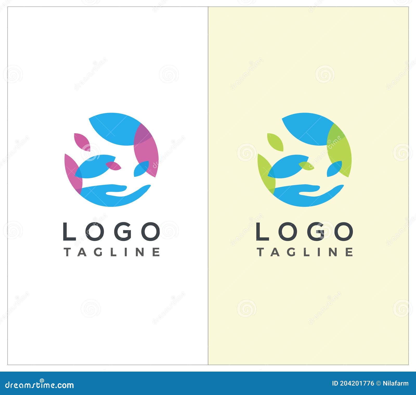 Hand Care Therapy Logo Design Template Stock Vector - Illustration of ...
