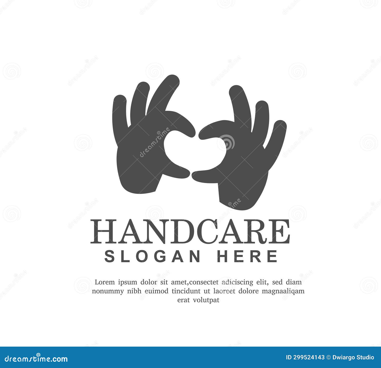 Hand Care Logo Design Template Stock Vector - Illustration of logo ...