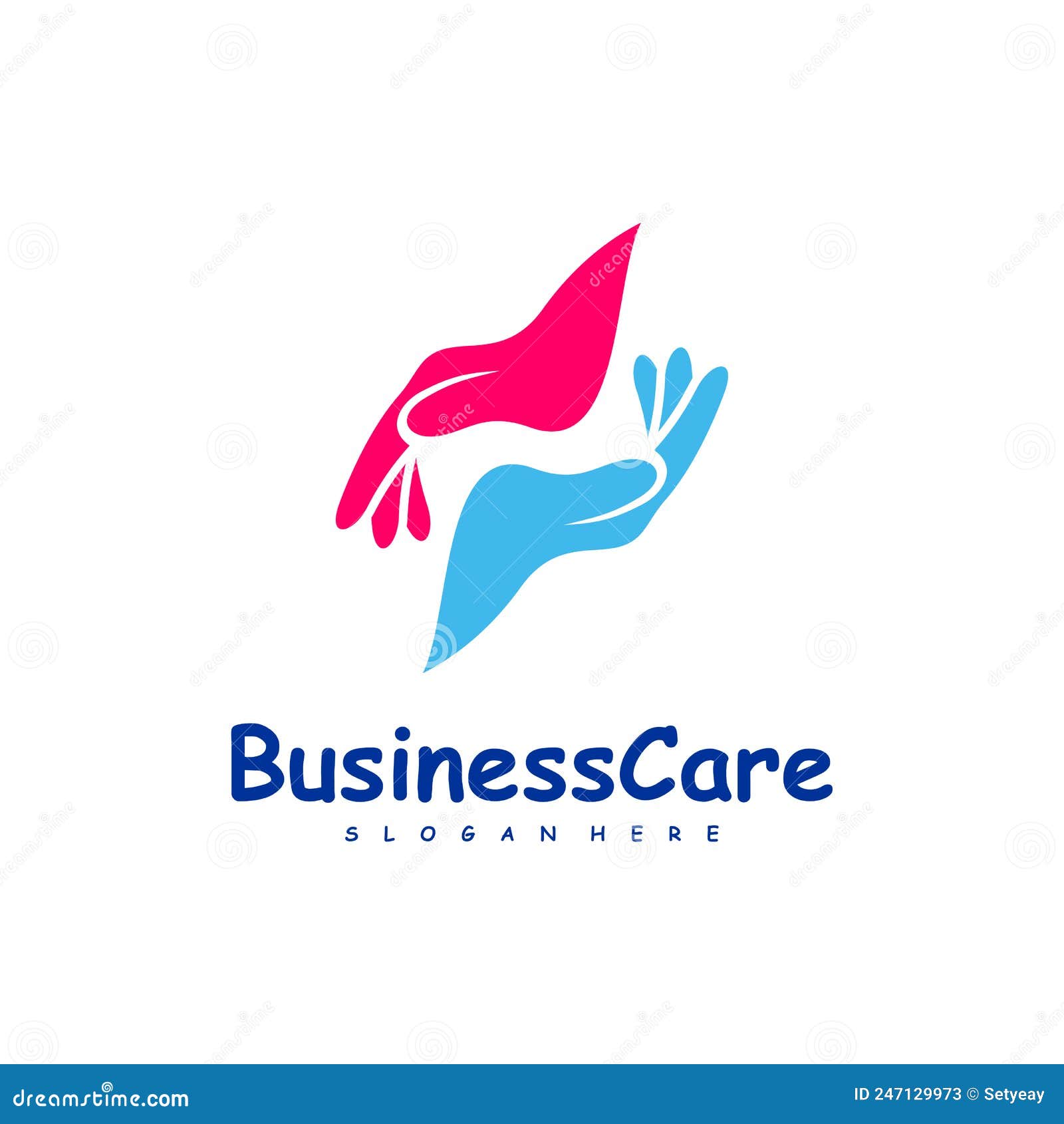 Hand Care Logo Design Vector. Icon Symbol Stock Illustration ...
