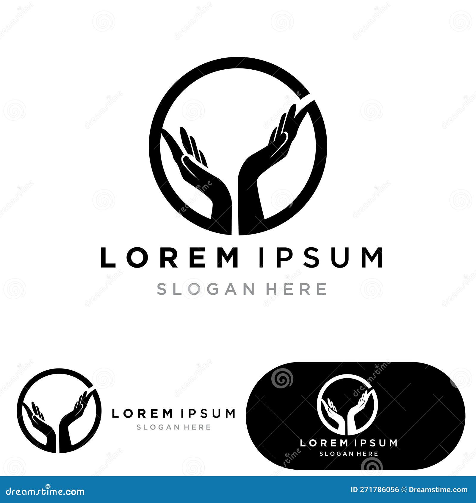 Hand Care Logo and Symbol Vector Template Eps10 Stock Vector ...