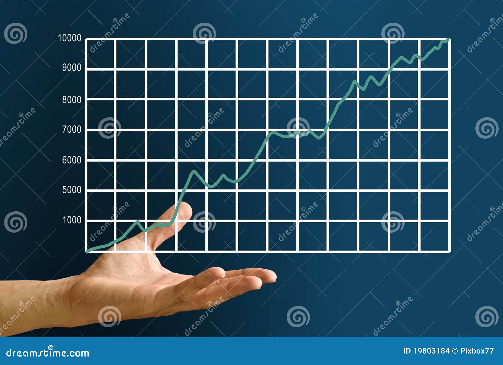 Hand Carry the Stock Market S Graph Stock Photo - Image of symbol ...