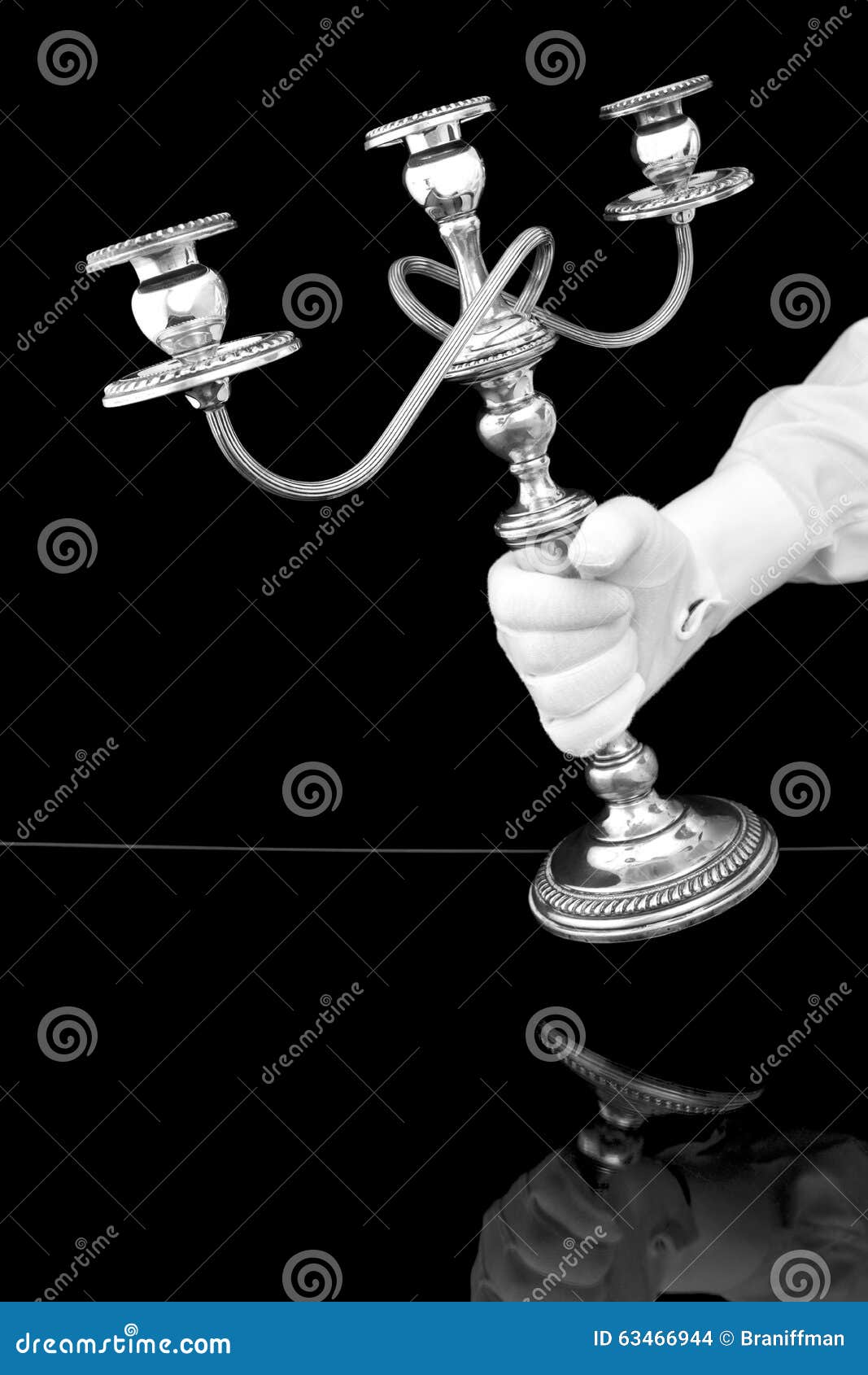 Hand carrying a candelabra stock photo. Image of handmade - 63466944
