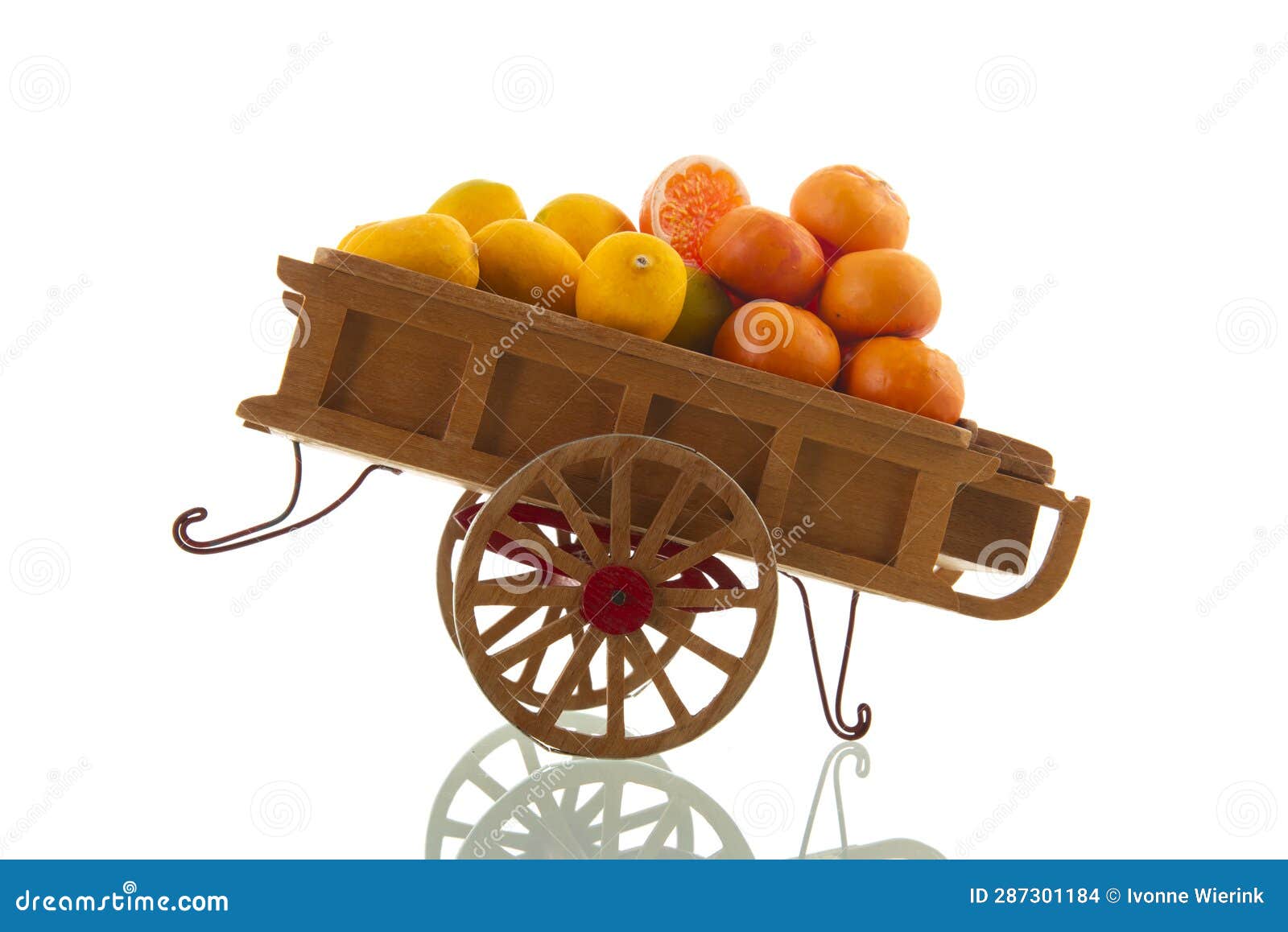 Hand cart with fruit stock photo. Image of hand, fresh - 287301184