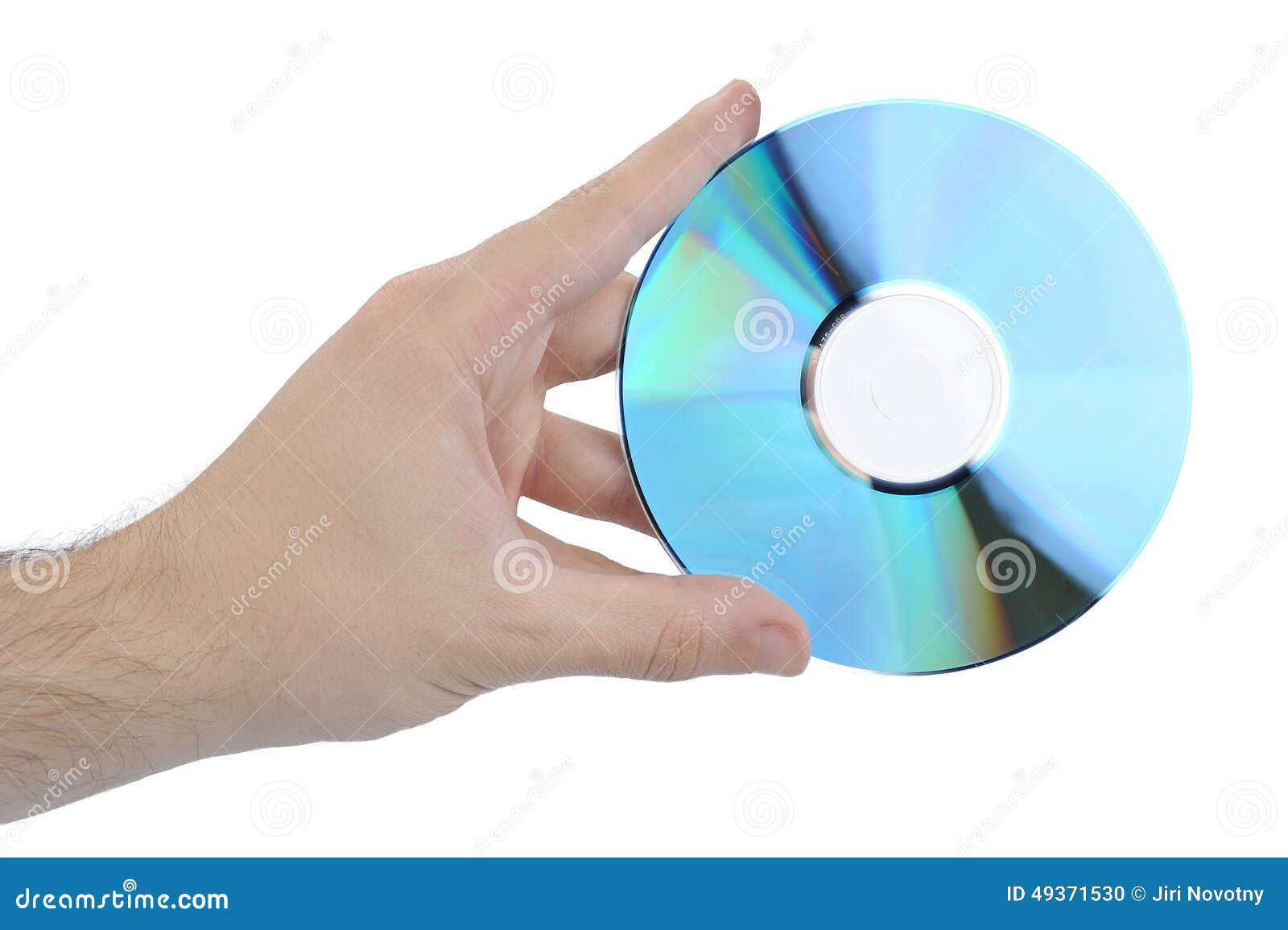 Hand and CD disk stock photo. Image of storage, security - 49371530