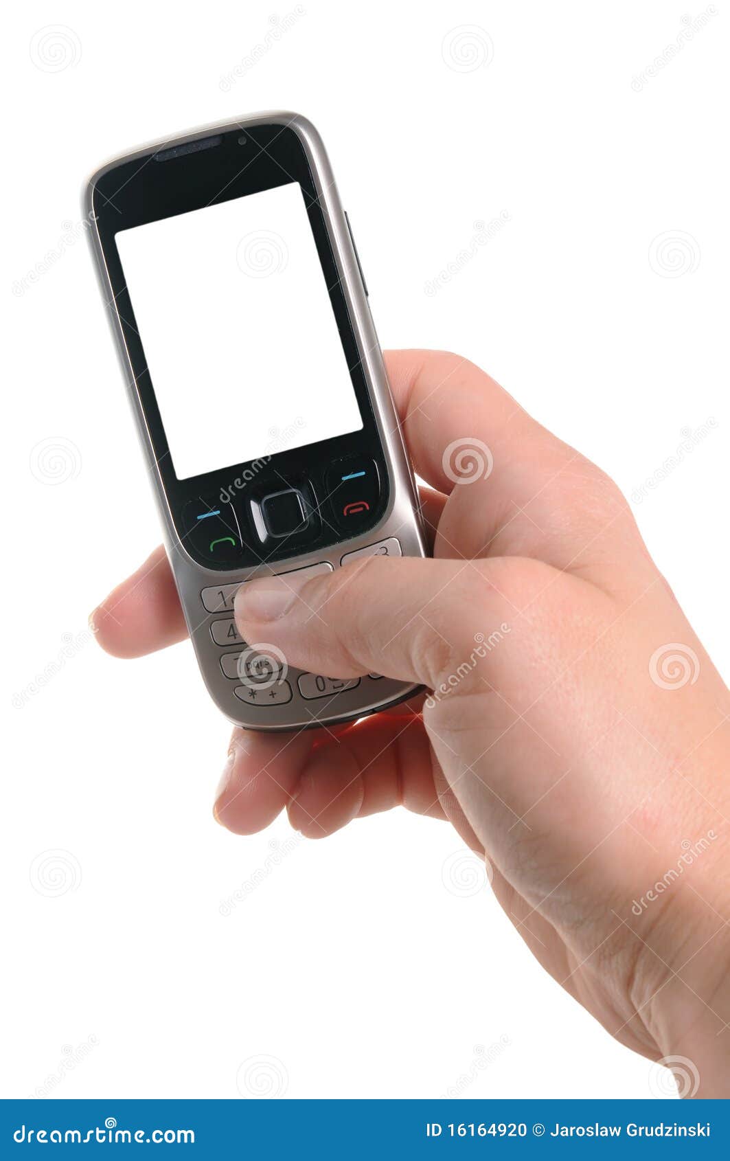 Hand with a cell phone stock photo. Image of call, digital - 16164920