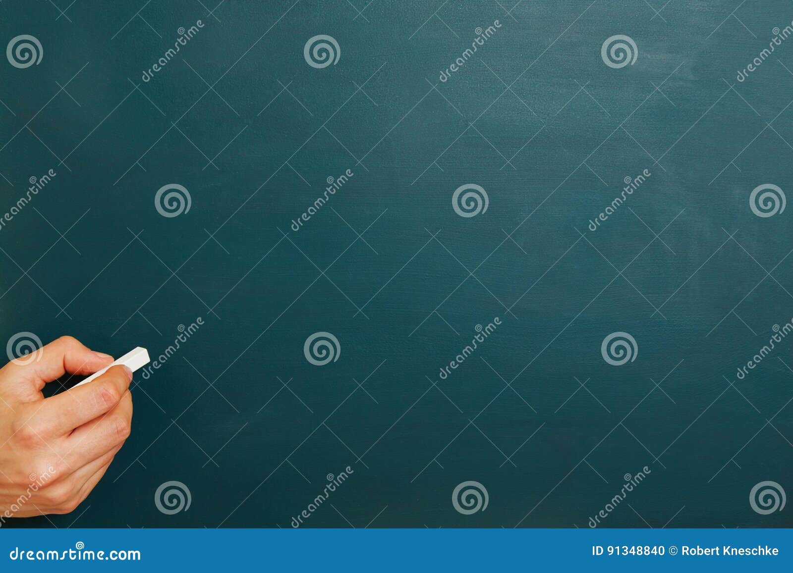 Hand with Chalk in Front of Chalkboard Stock Photo - Image of advice ...