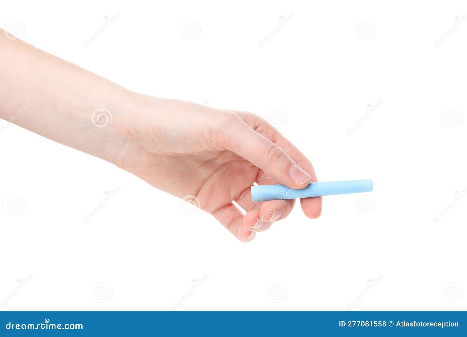 Hand with Chalk Isolated on White Background, PNG Stock Photo - Image ...