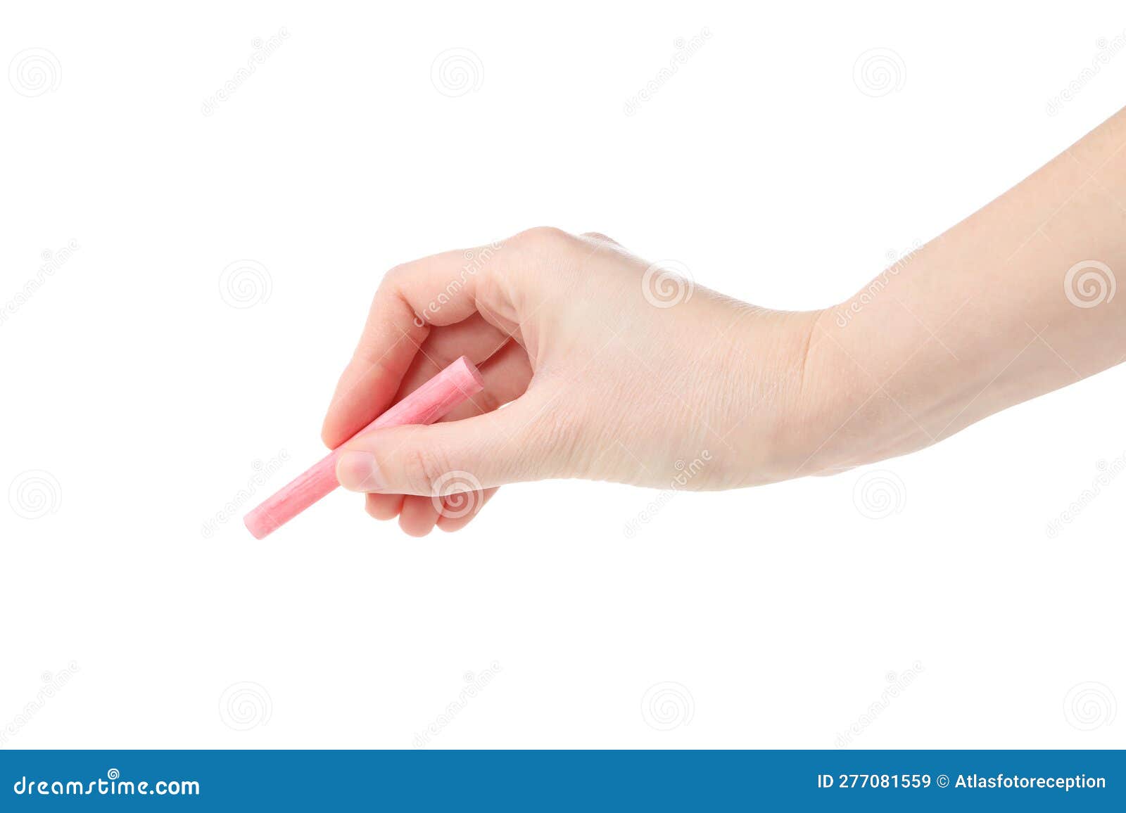 Hand with Chalk Isolated on White Background, PNG Stock Image - Image ...