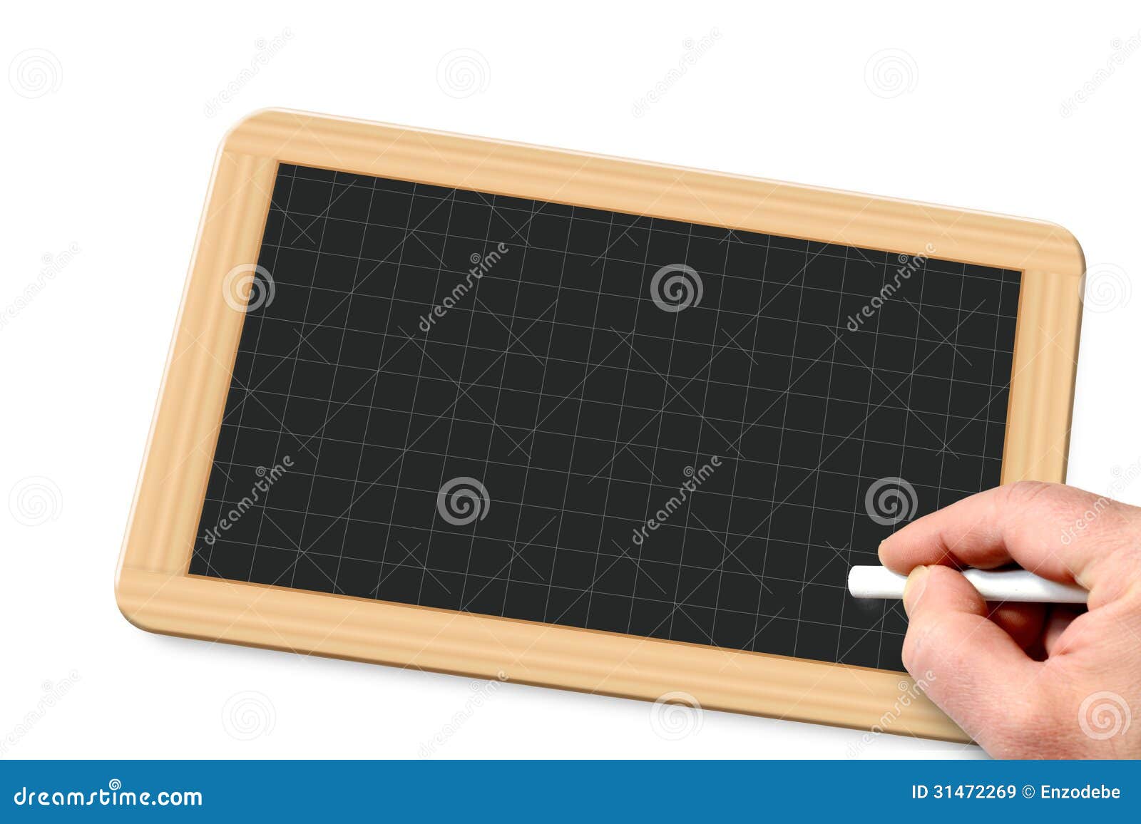 Hand and chalk stock image. Image of businessman, solution - 31472269