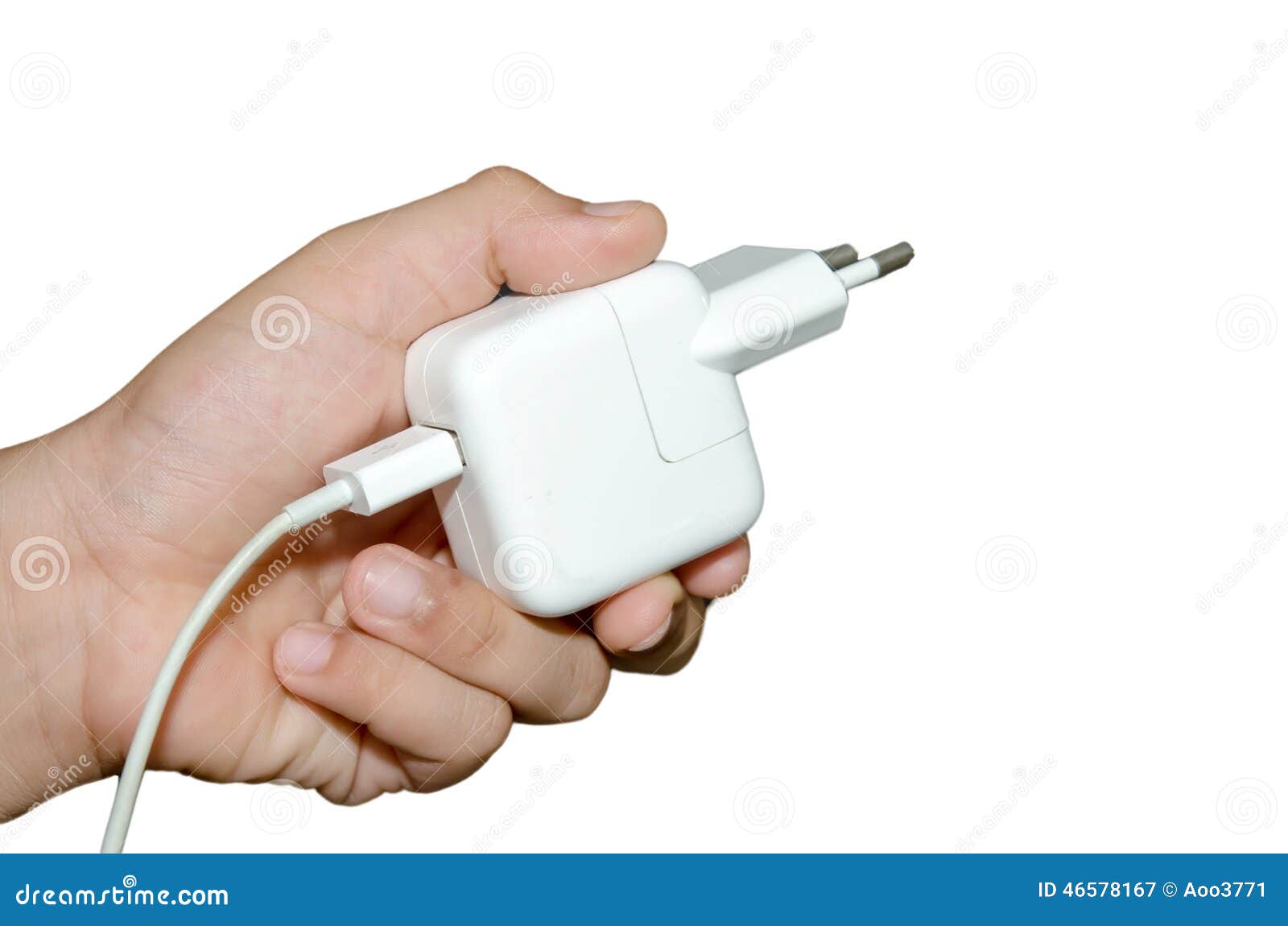 Hand Charging phones stock image. Image of cable, electrical - 46578167