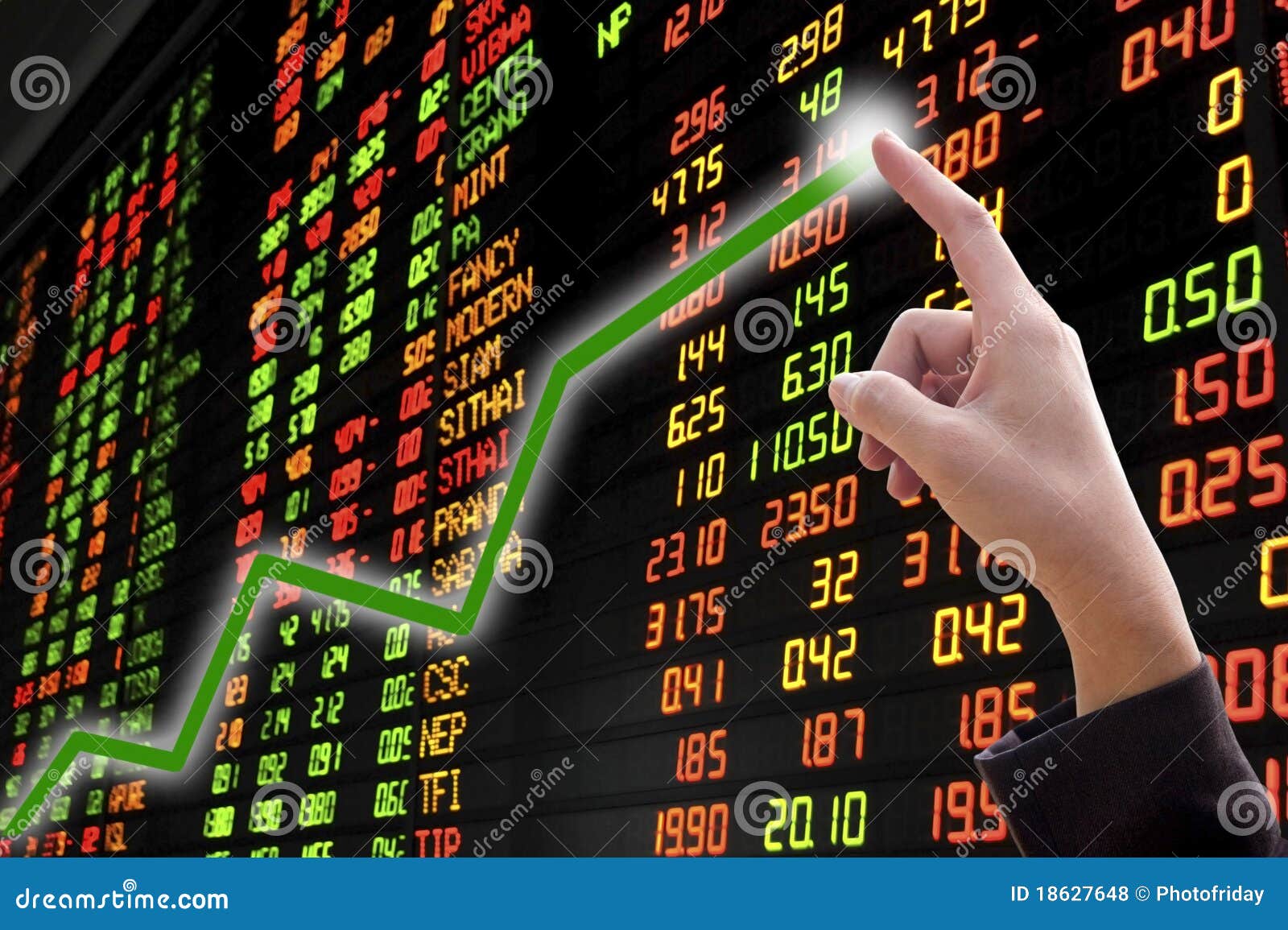 Hand With Chart Royalty-Free Stock Image | CartoonDealer.com #39675700