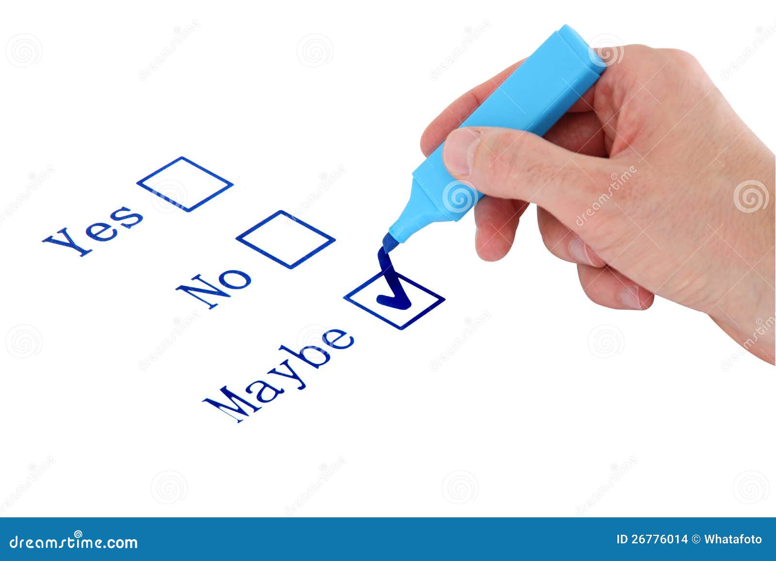 Hand check box stock photo. Image of agreement, questionnaire - 26776014