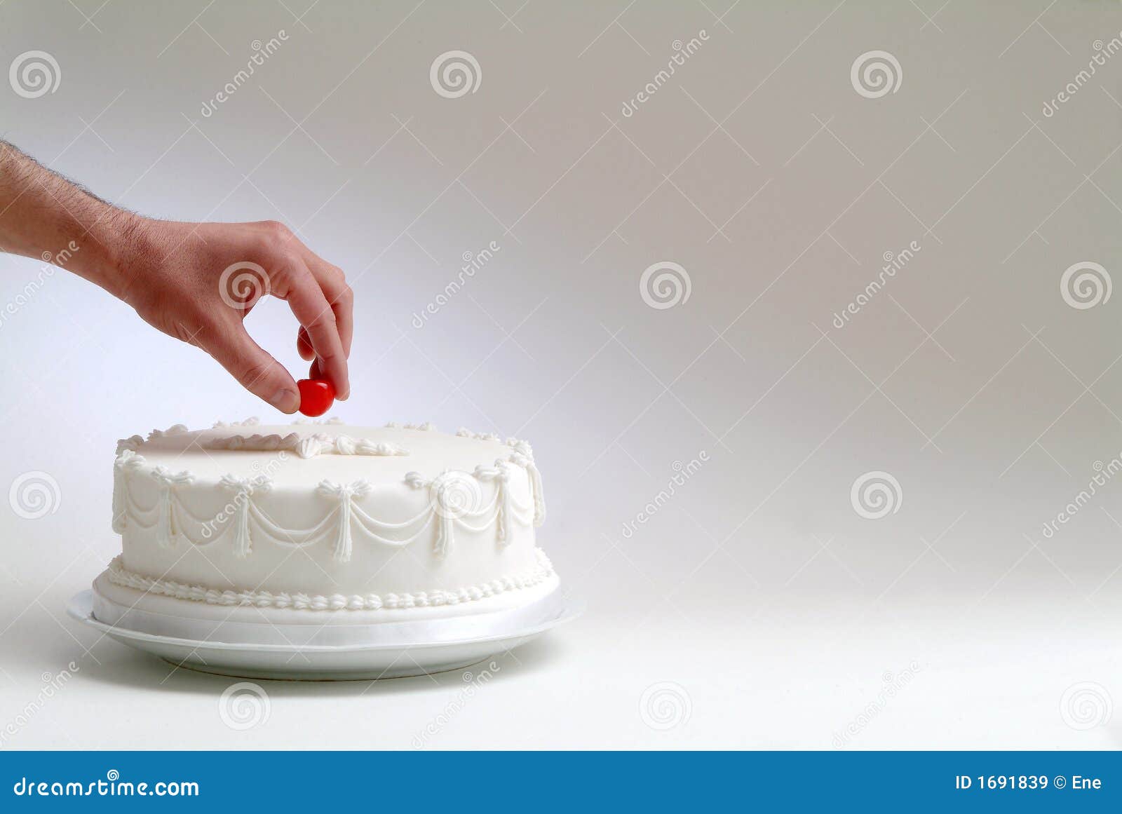 Hand and cherry stock image. Image of white, celebration - 1691839