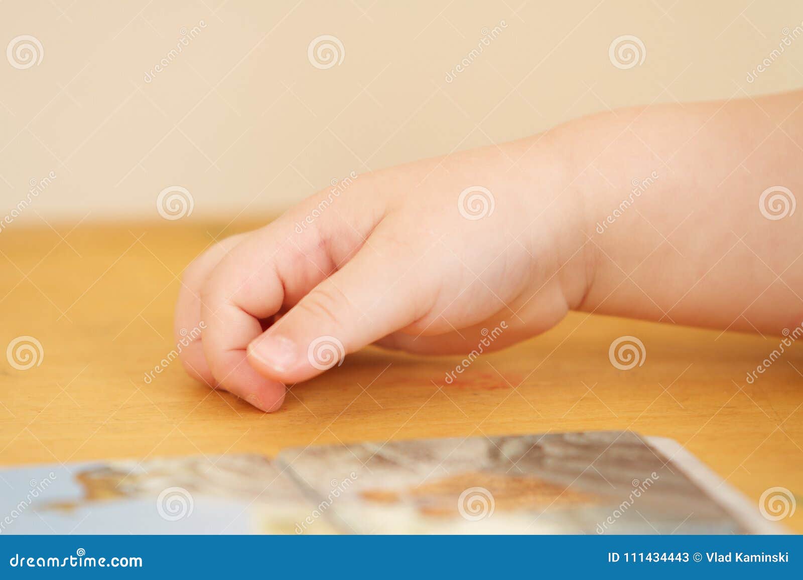 Hand of a child stock image. Image of infant, fingers - 111434443