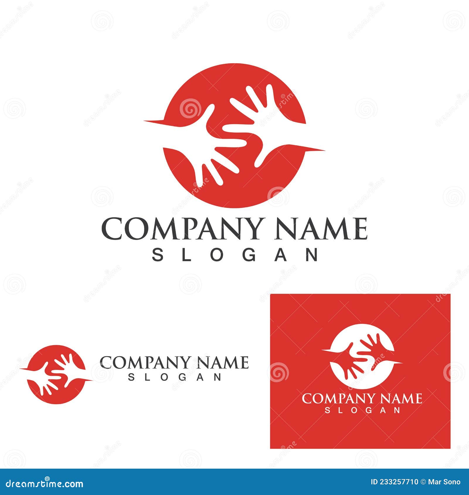 Hand Child Logo and Symbol Vector Eps10 Stock Vector - Illustration of ...